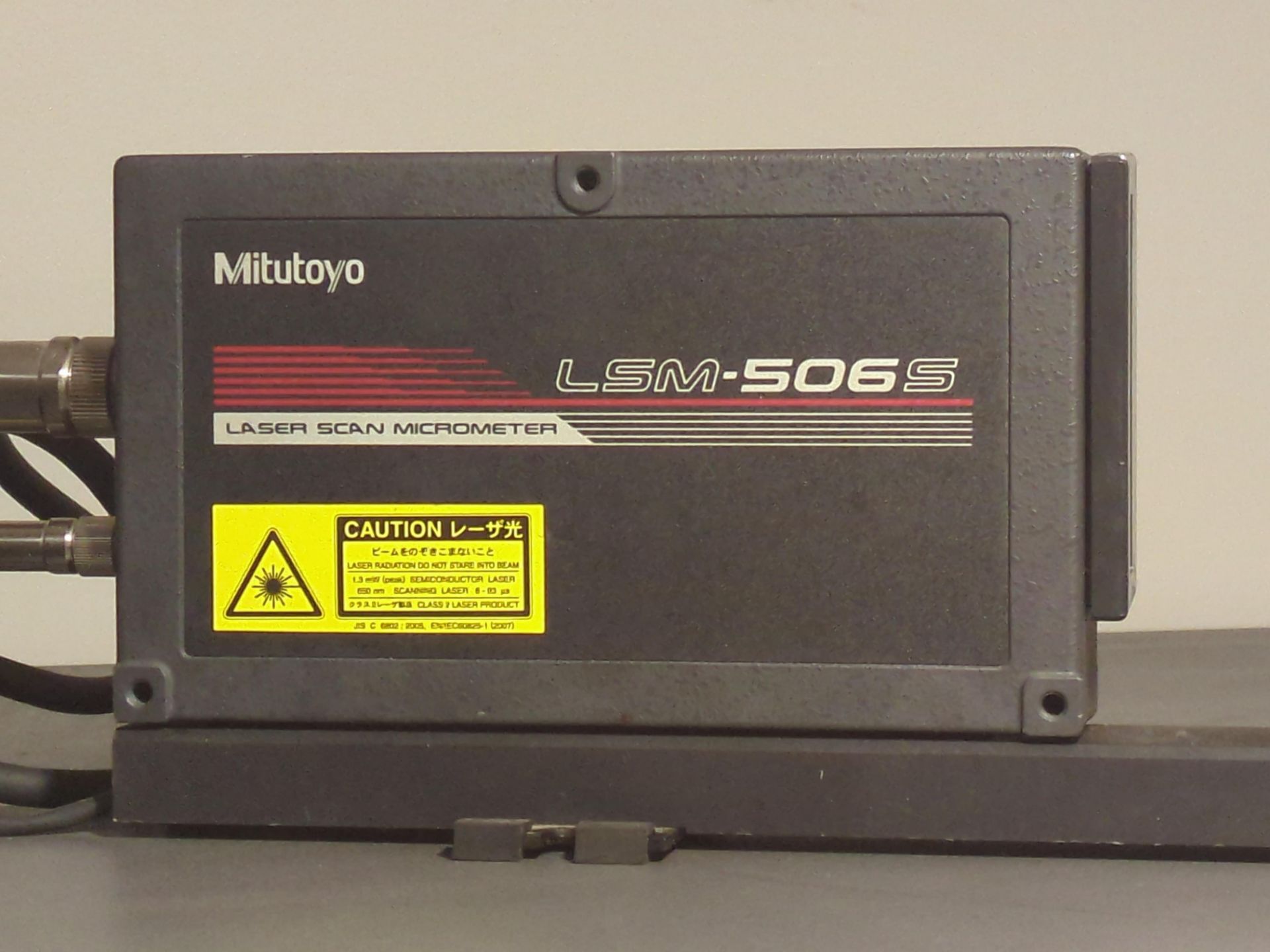 MITUTOYO LSM-506S LASER SCAN MICROMETER WITH MITUTOYO LSM-6200 DRO, S/N ...