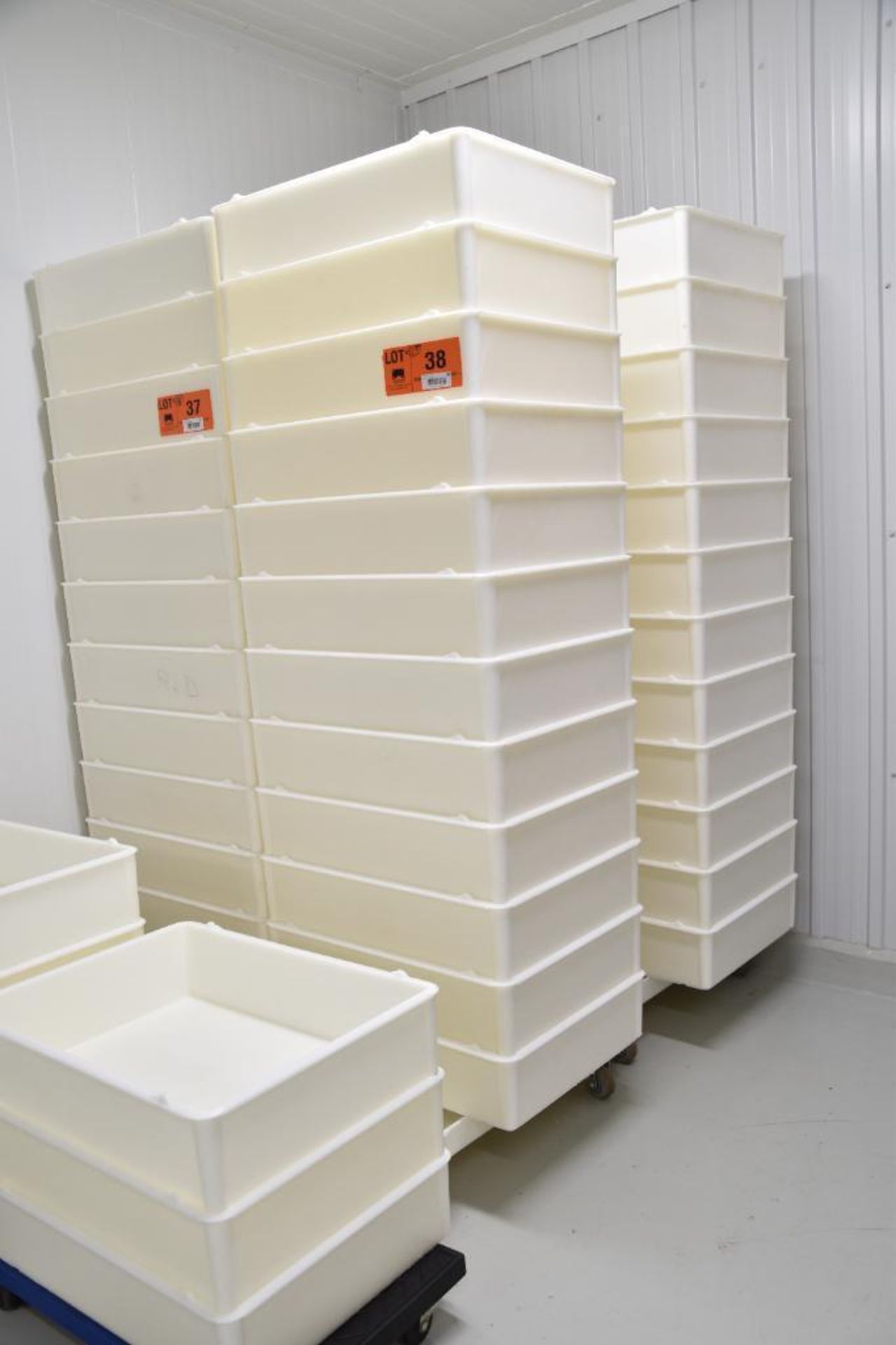 LOT (27) SCHEBLER SANI-TRAY APPROX. (55) 24”X18”X6” COATING PAN ...