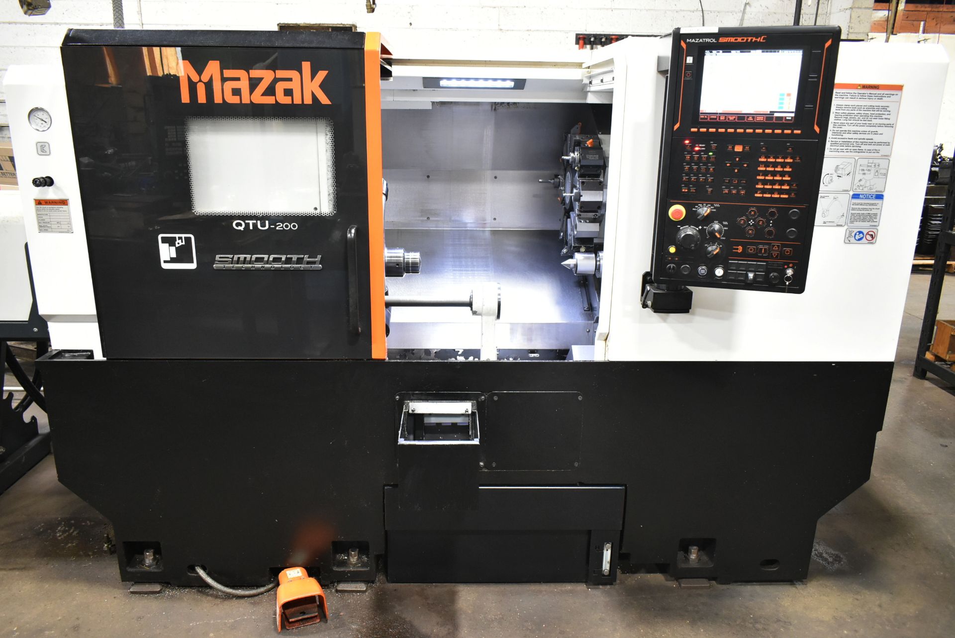 MAZAK (2017) QTU-200 CNC TURNING CENTER WITH MAZATROL SMOOTH C CNC ...