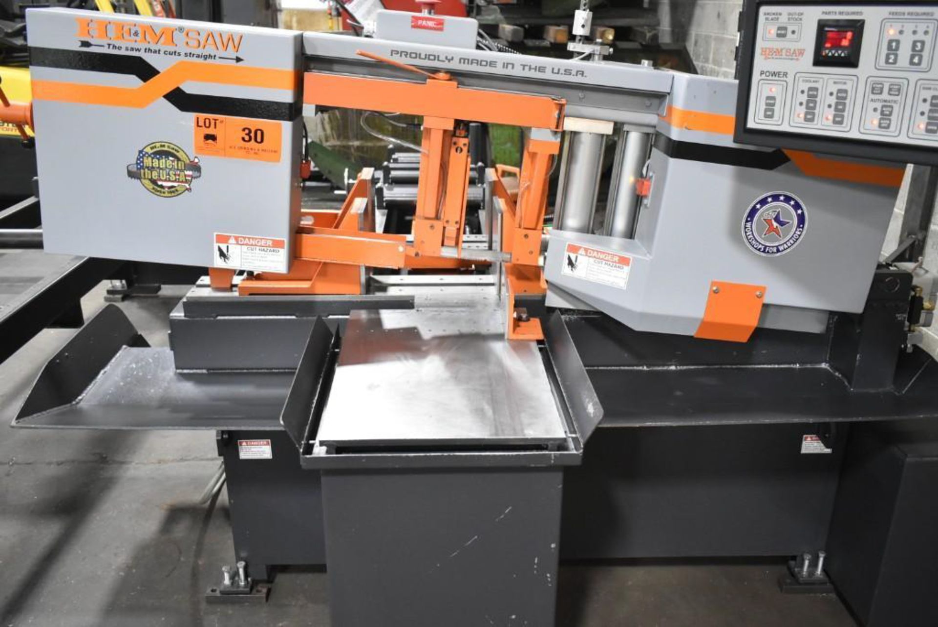 HE&M SAW (2023) H90A-4 AUTOMATIC HORIZONTAL BAND SAW WITH 12.75”X12.75 ...