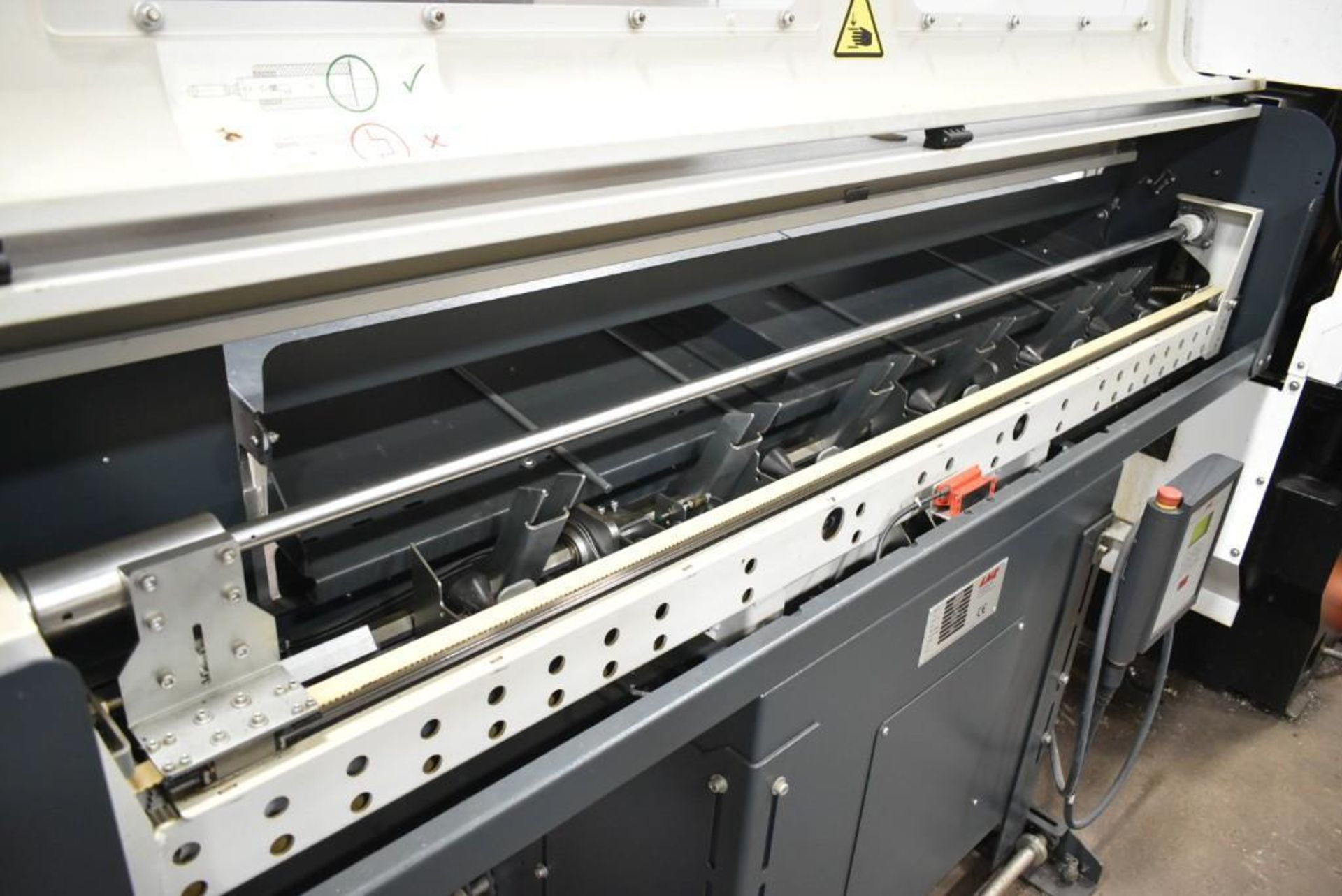 LNS (2017) QUICK LOAD SERVO 80 S2 SPINDLE LENGTH BAR FEEDER WITH 3-1/8 ...