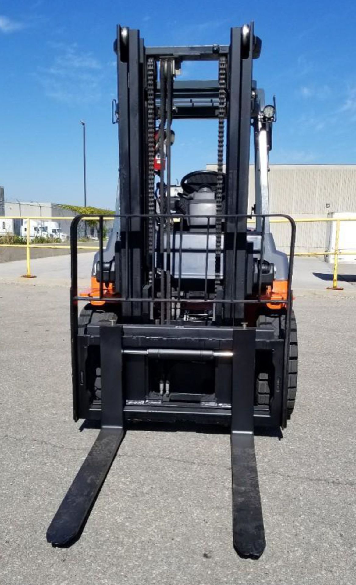 TOYOTA (2011) 7FGU35 8,000 LB. CAPACITY LPG FORKLIFT WITH 132” MAX ...