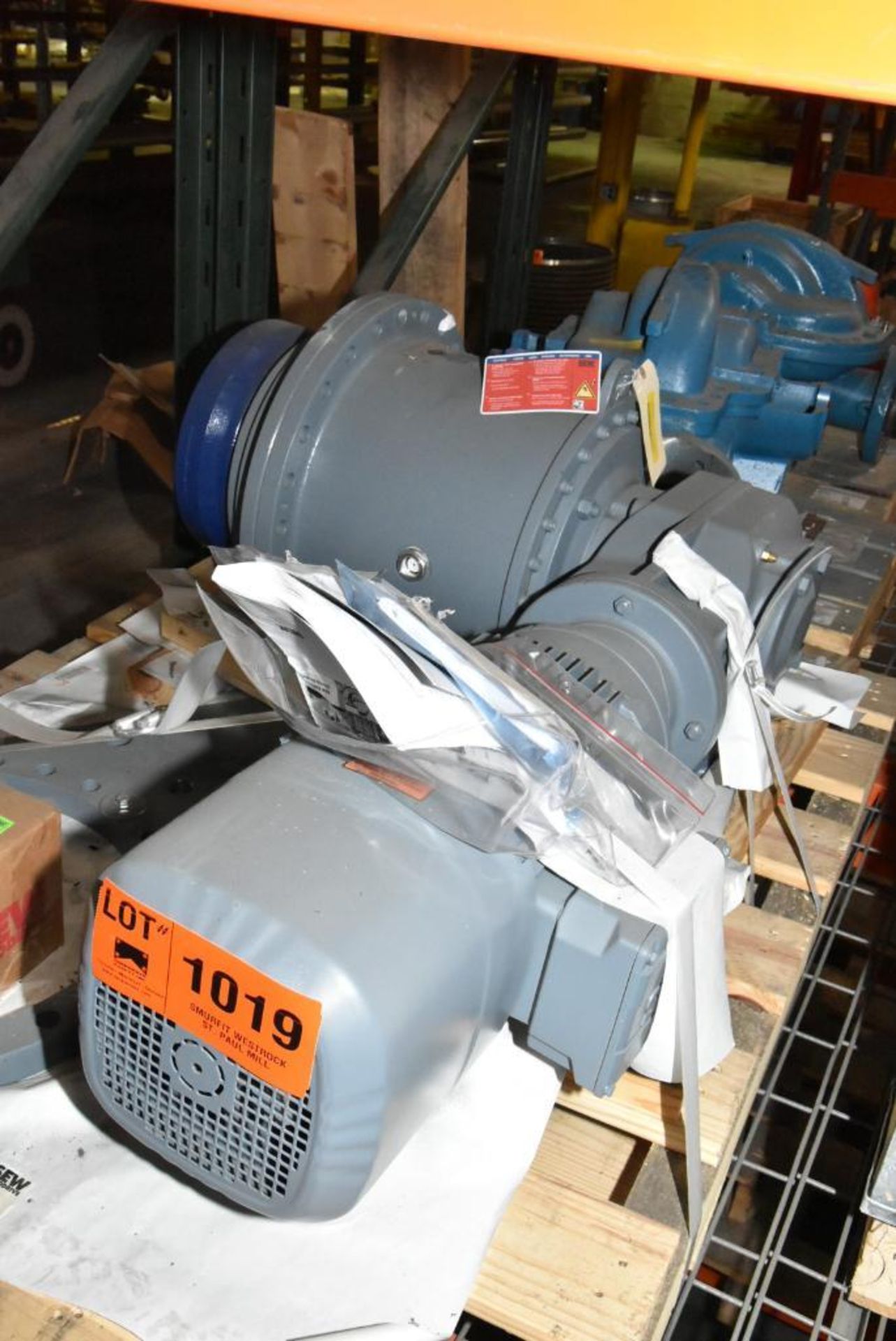 SEW EURODRIVE 10 HP ELECTRIC GEARMOTOR WITH 230/460V, 60 HZ, 1774 RPM ...