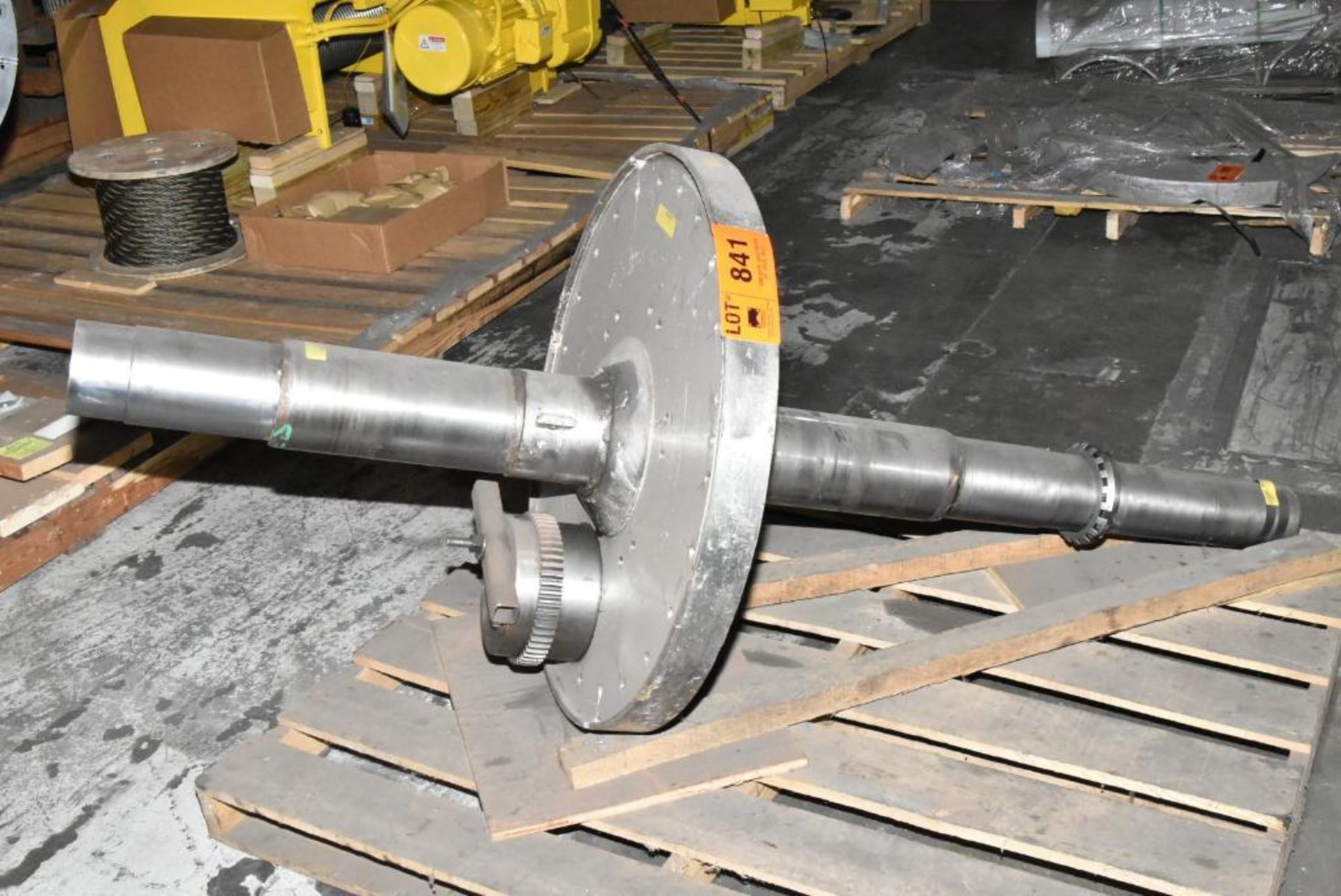 { Choice of lots: 841, 842 } 34" REFINER ROTOR ASSEMBLY WITH SHAFT ...