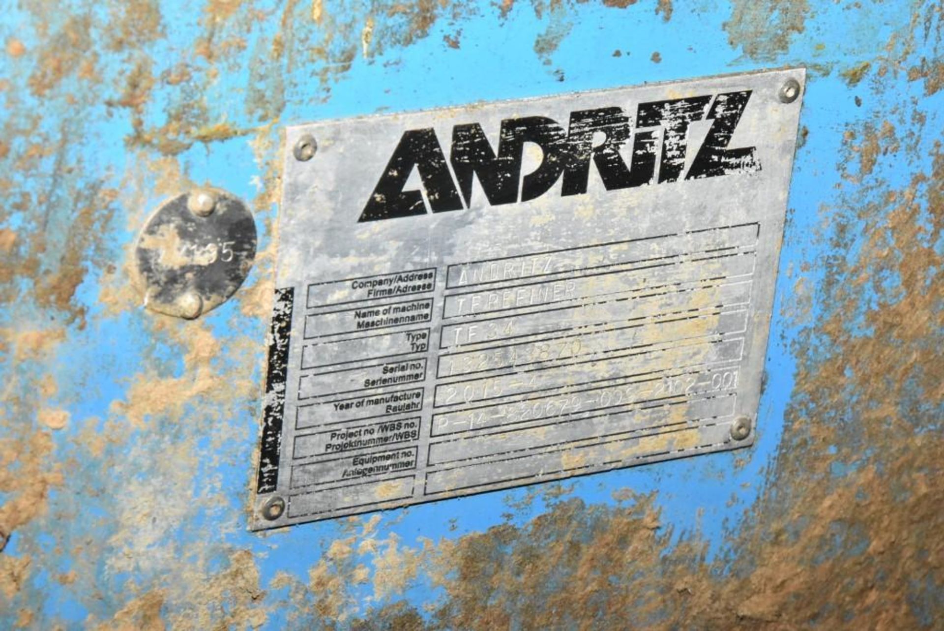 { Choice of lots: 1250, 1258 } ANDRITZ (2015) TF34 TWINFLO 34" DOUBLE ...