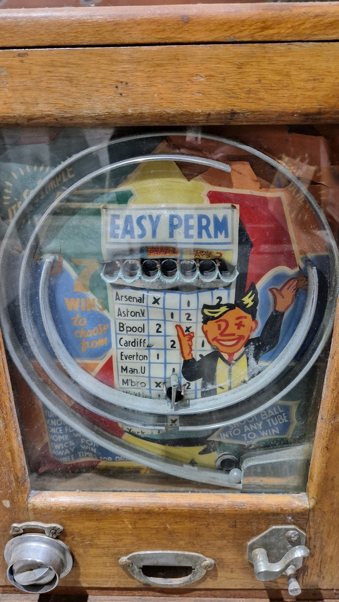 Easy Perm Allwin coin-operated arcade machine manufactured by Oliver ...