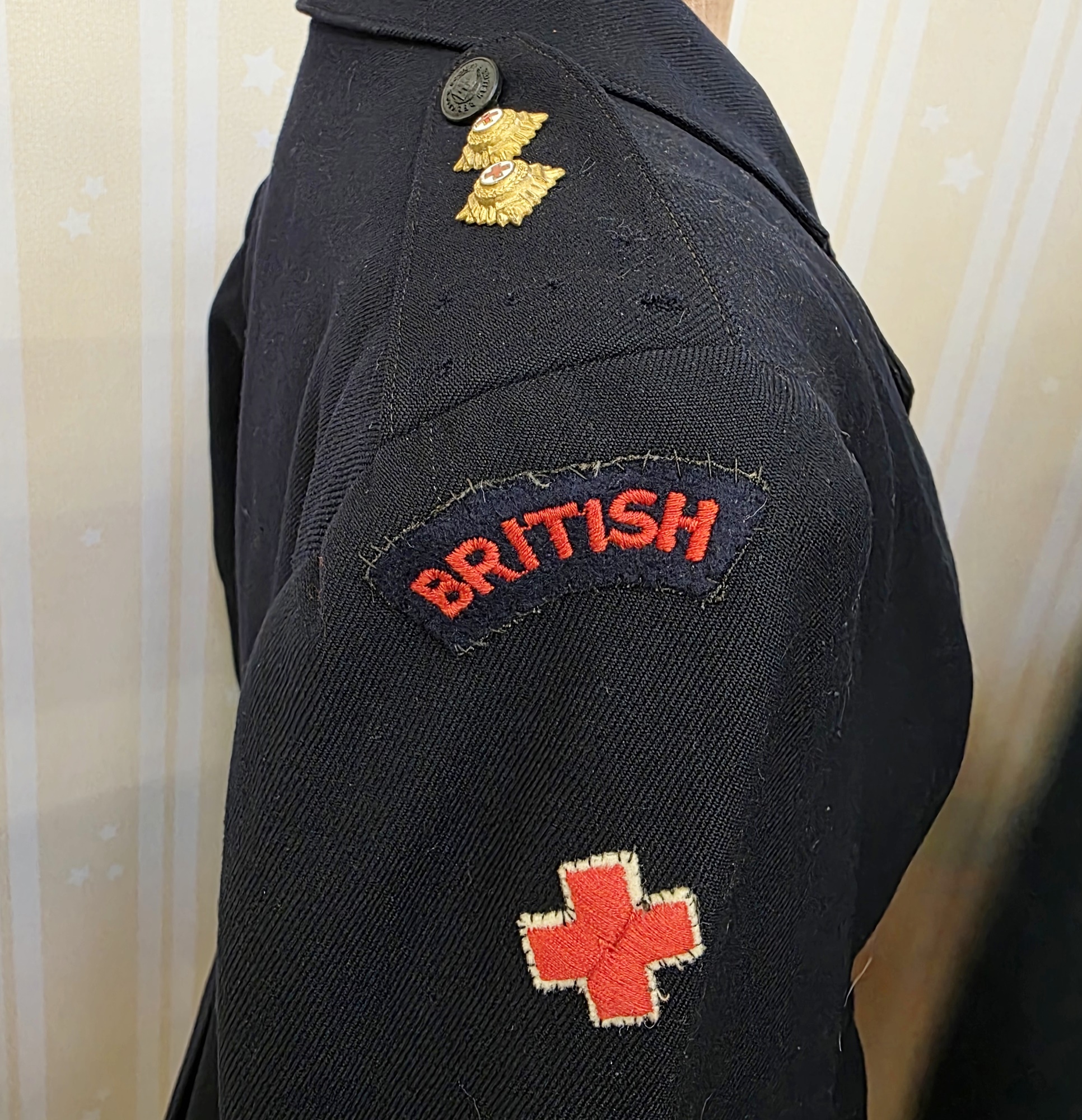 Woman's Red Cross uniform labelled Kendall Milne & Co (Harrods Limited ...