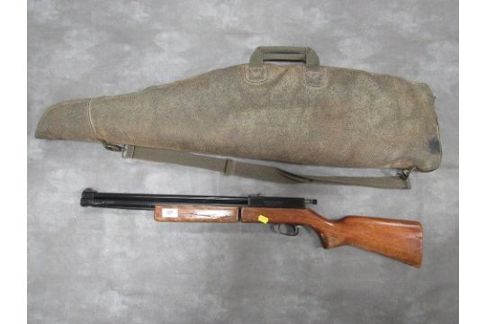A Sharp Innova II air rifle and case