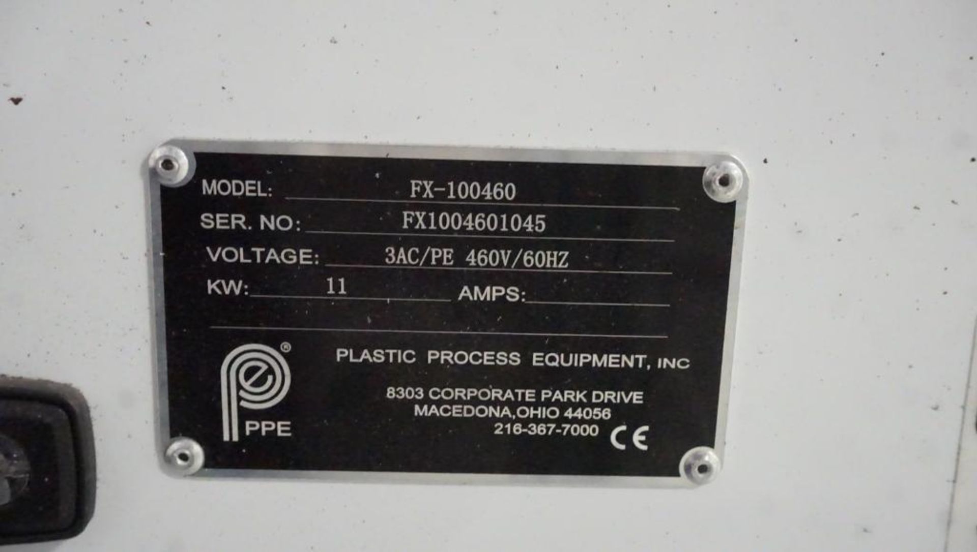 2021 PLASTIC PROCESS EQUIPMENT (PPE) MODEL FX-100460 HONEYCOMB ...