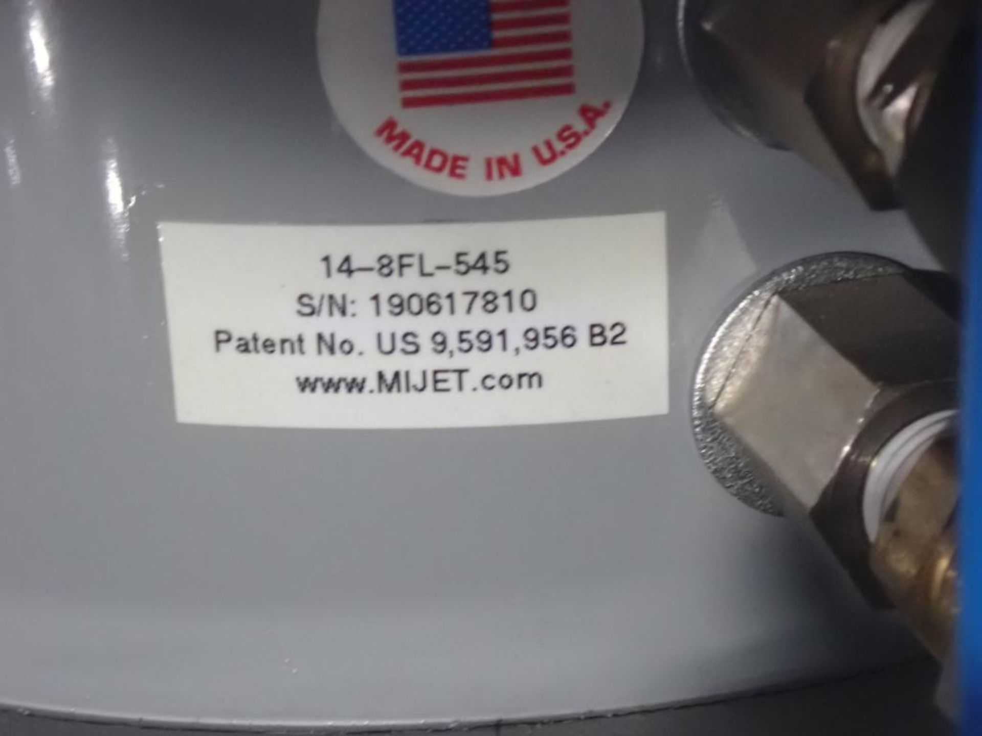 MIJET 14-8FL-545 AIR CLEANING DUST COLLECTOR