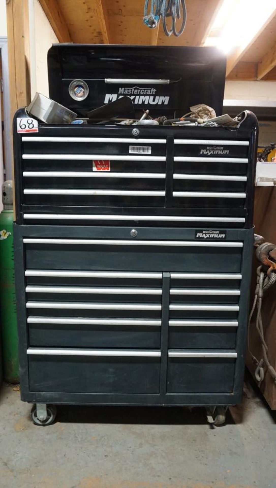 MASTERCRAFT MAXIMUM 2 PC. ROLLING TOOL CHEST