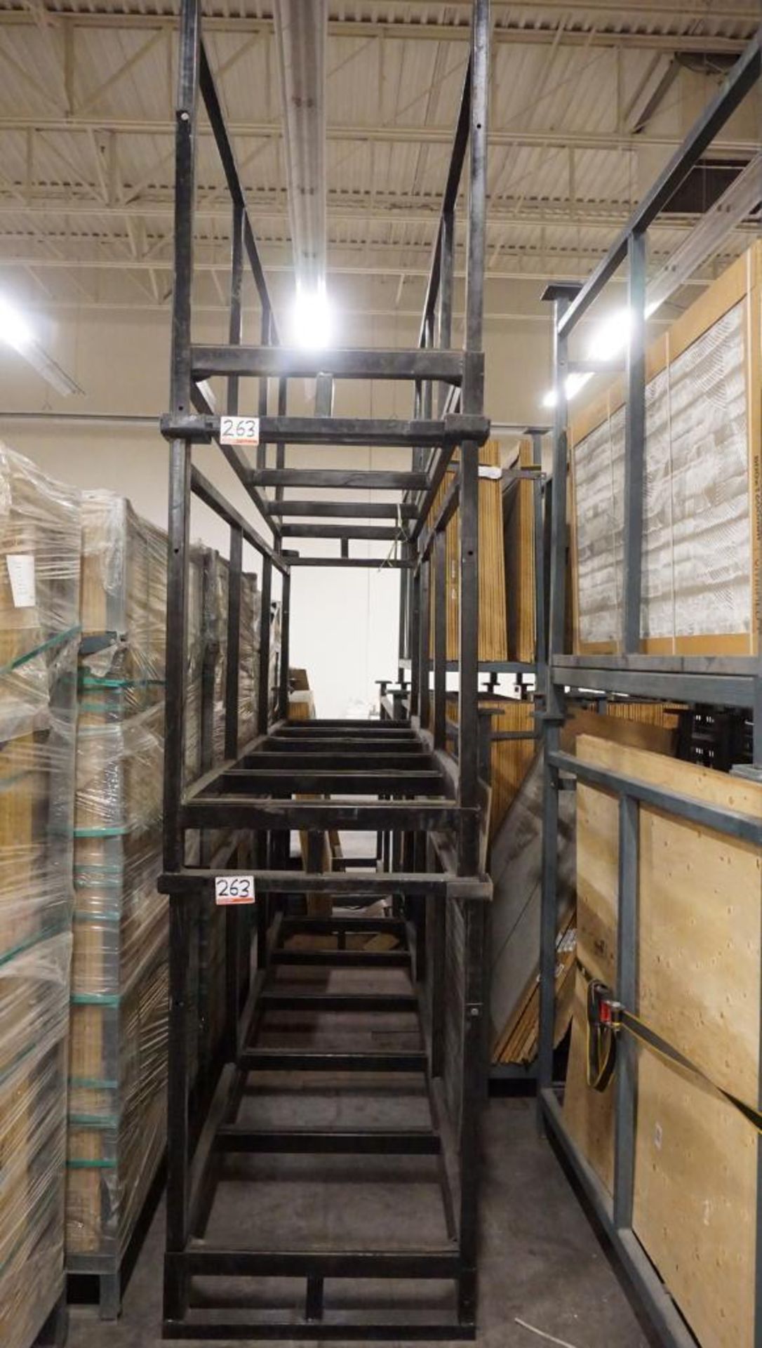 UNITS - BLACK STEEL 29 X 127" X 40"H STACKABLE SKIDS
