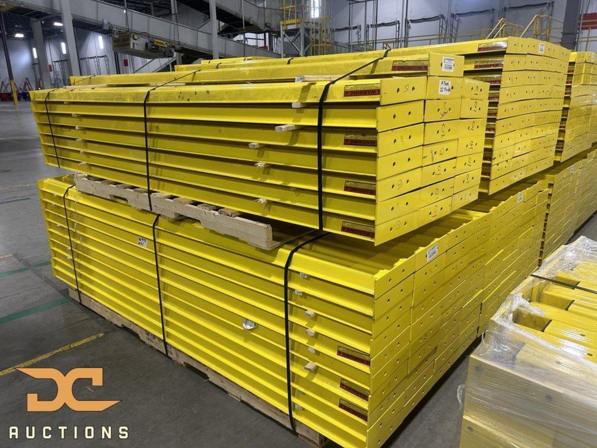 (1) Complete Savety Guardrail Section | 10' section | Color: Yellow ...