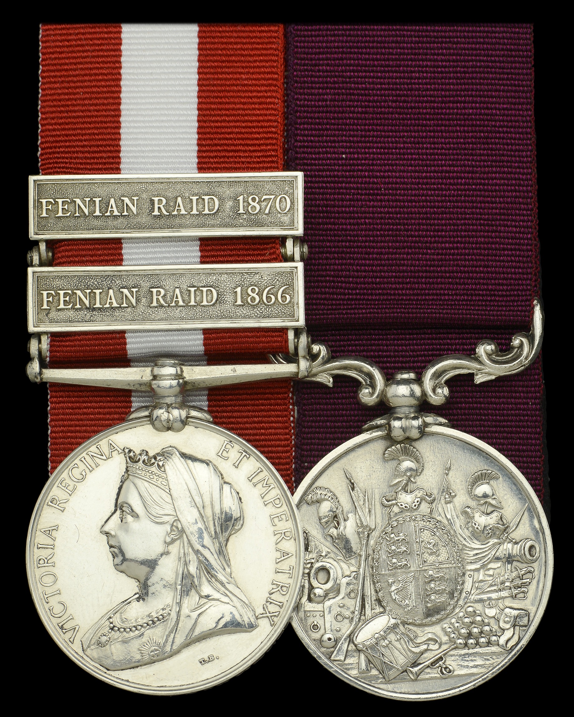 Pair: Paymaster-Sergeant R. Ballard, Rifle Brigade Canada General ...