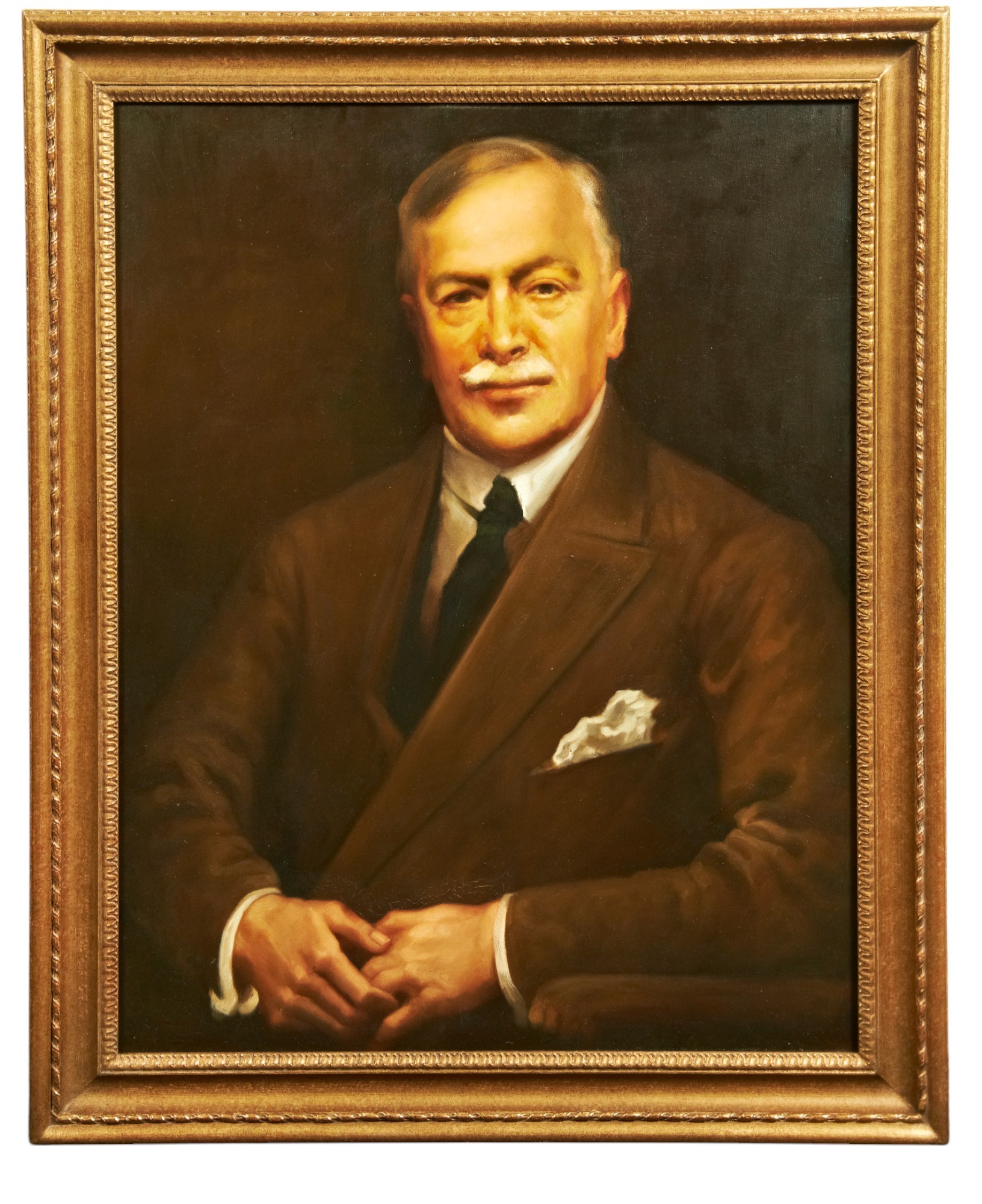PORTRAIT OF SIMON MURRAY Oil on canvas Unsigned Bostock Gallery label ...