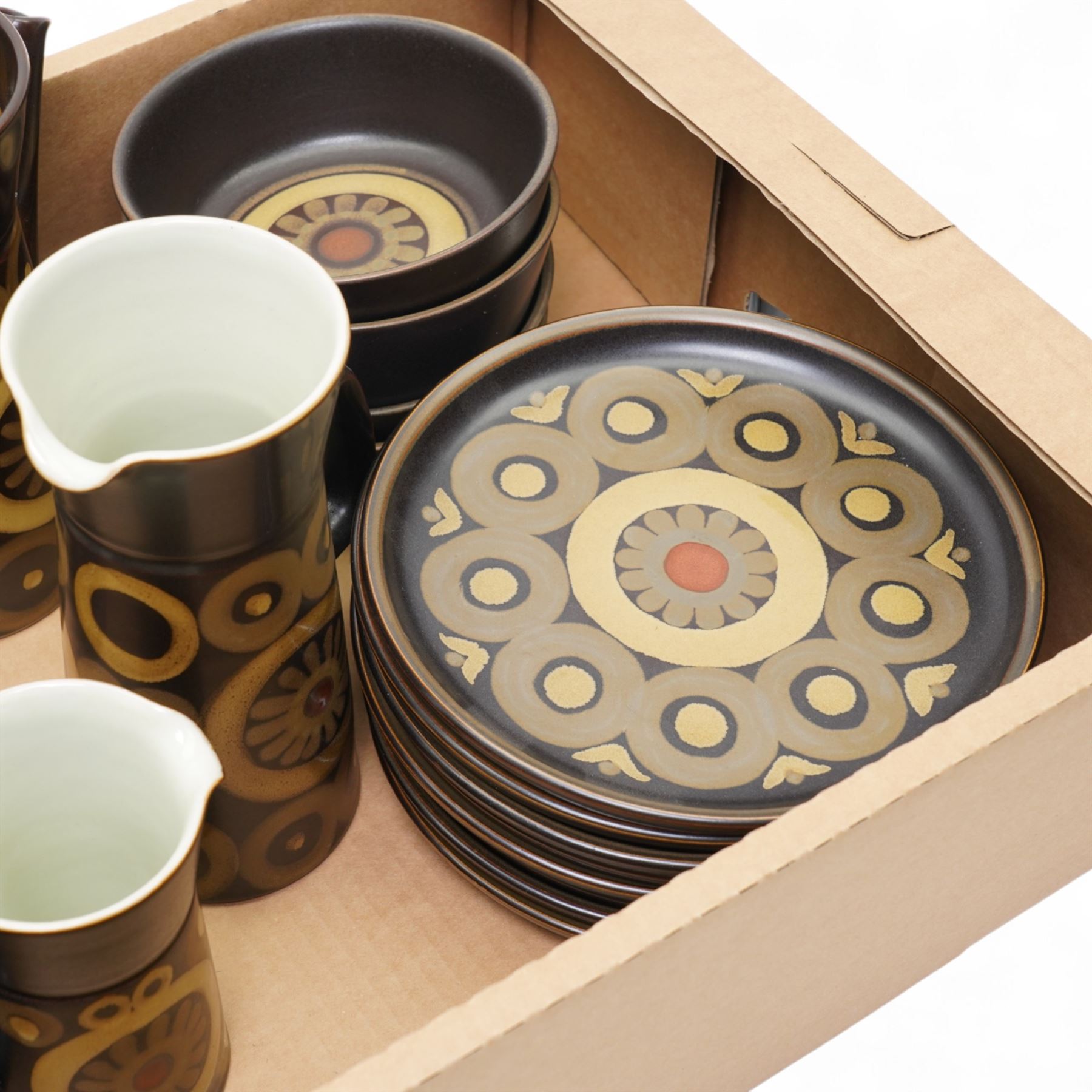 Quantity of Denby stoneware decorated in the Arabesque pattern ...