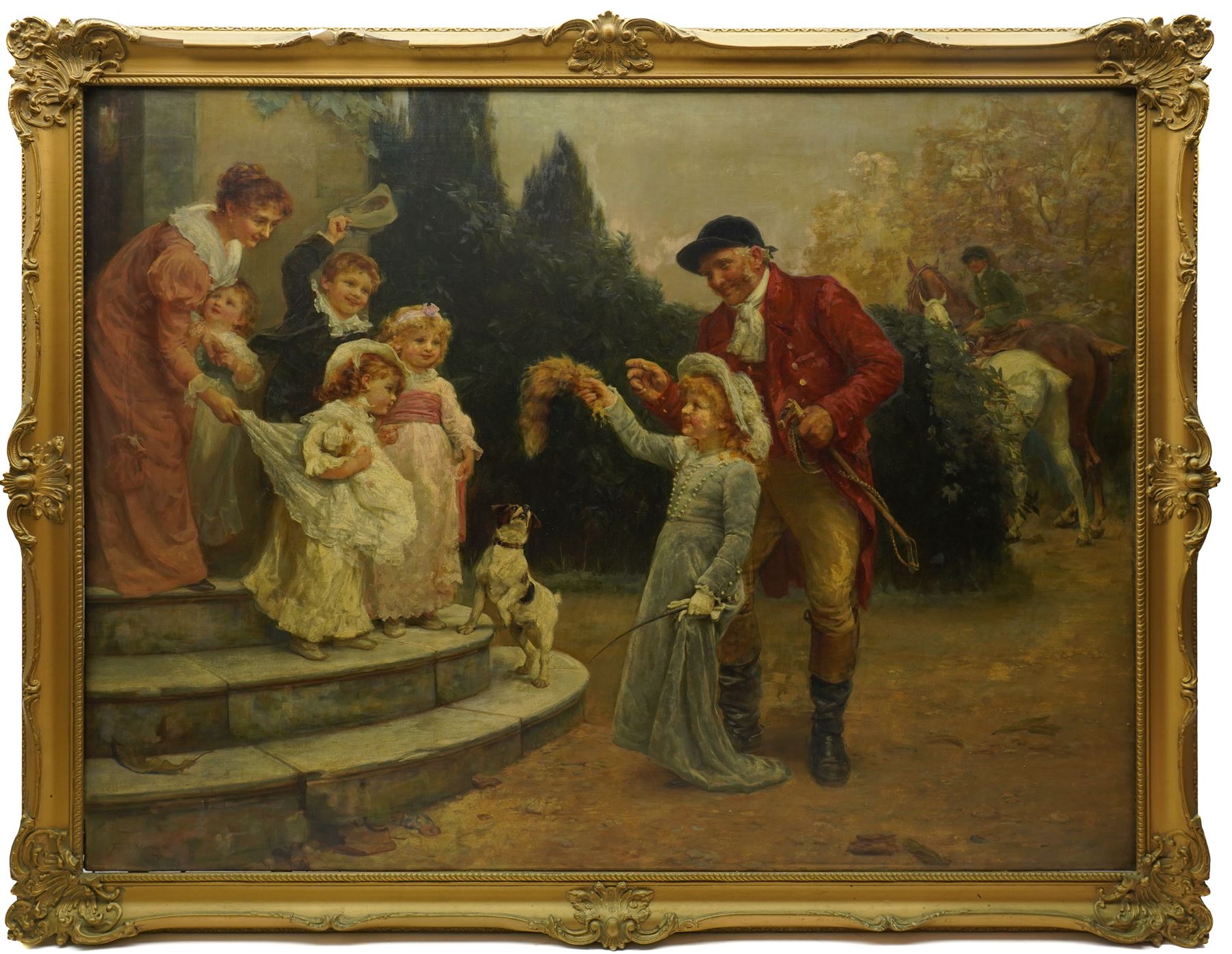 Frederick Morgan (British 1847-1927): Father and Daughter Returned from ...