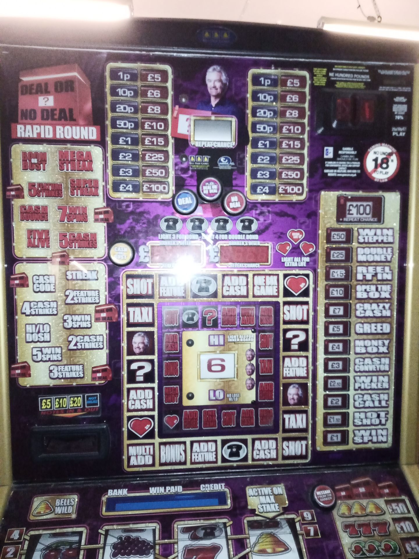 Deal or no deal bell fruit games ltd machine - Belive to be working but ...