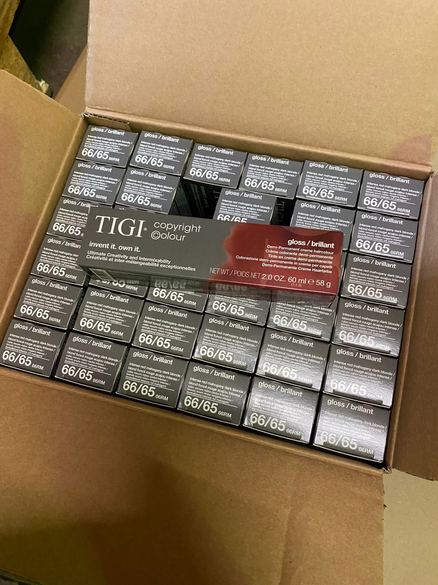216 X MIX OF SHADES OF TIGI HAIR DYE 60ml, NO EXPIRY - GREAT FOR ...
