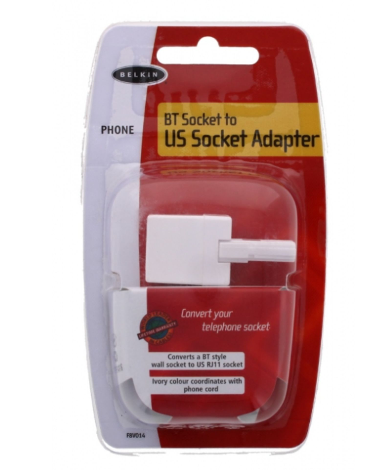 1000 X BELKIN BT SOCKET TO US/RJ11 SOCKET ADAPTER (10)Turn Your stock ...