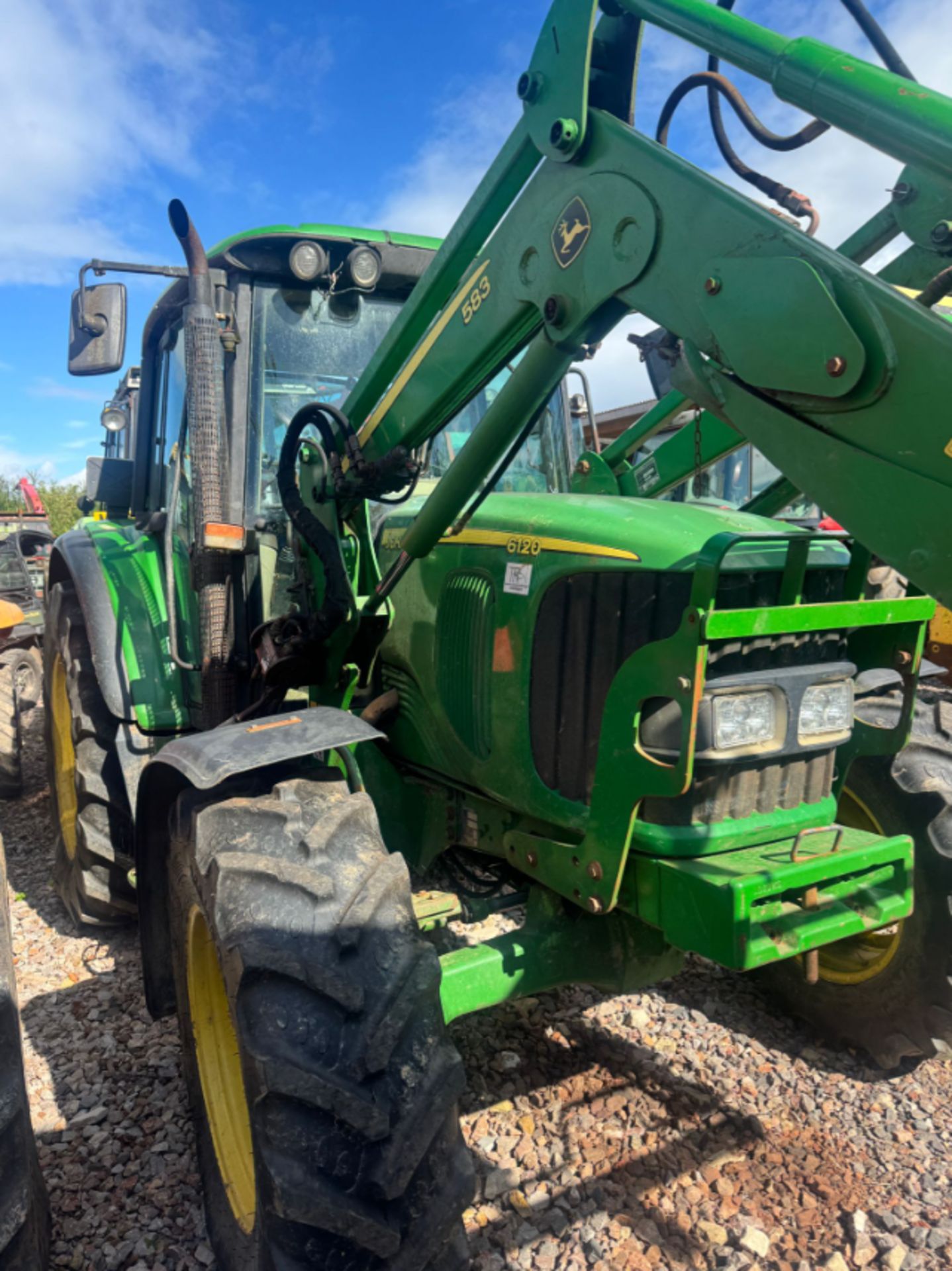 John Deere 6120 Tractor with LoaderMake: John DeereModel: 6120Hours ...