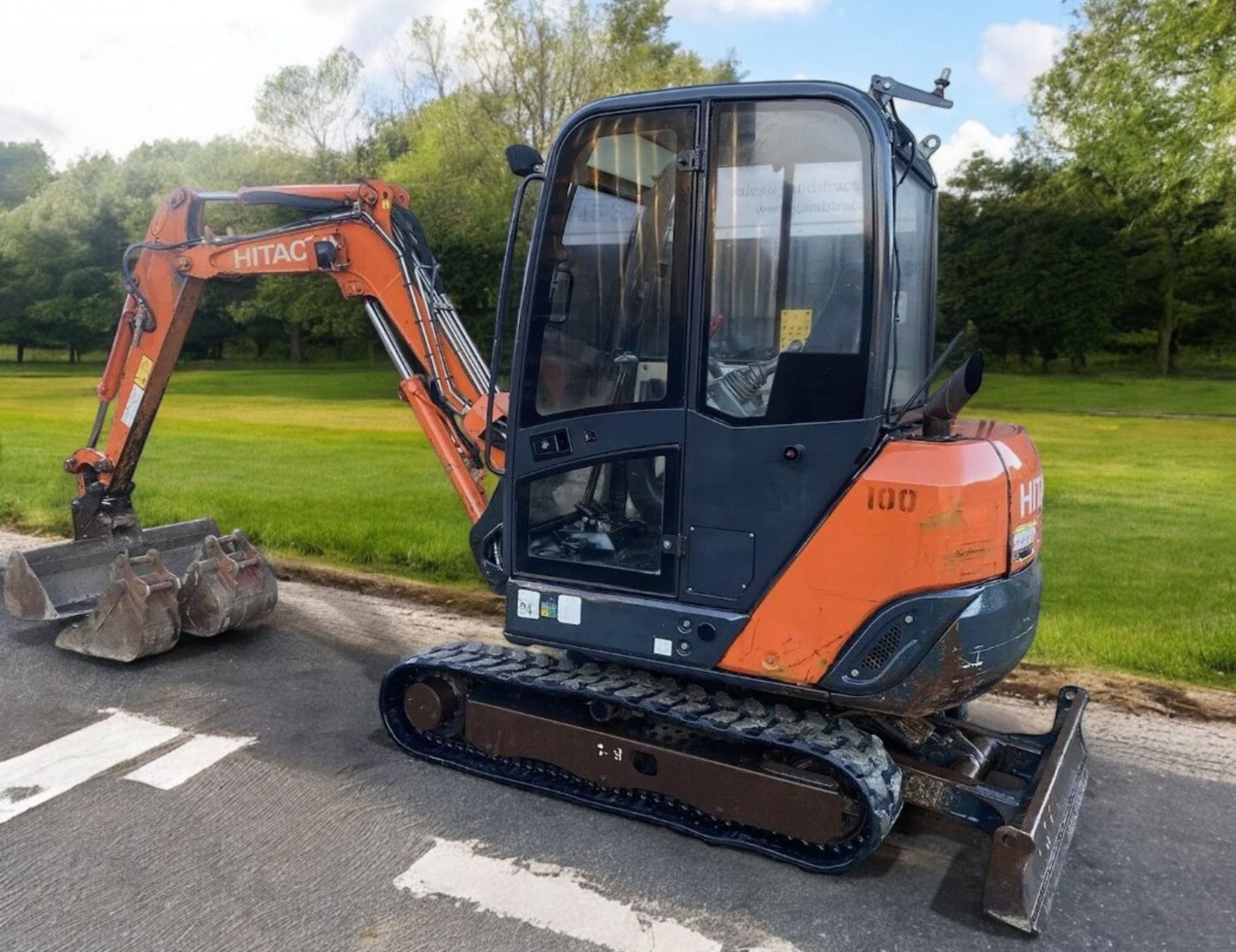 2013 Hitachi Zaxis ZX27-3 CLR Mini Digger Excavator Machine Details ...