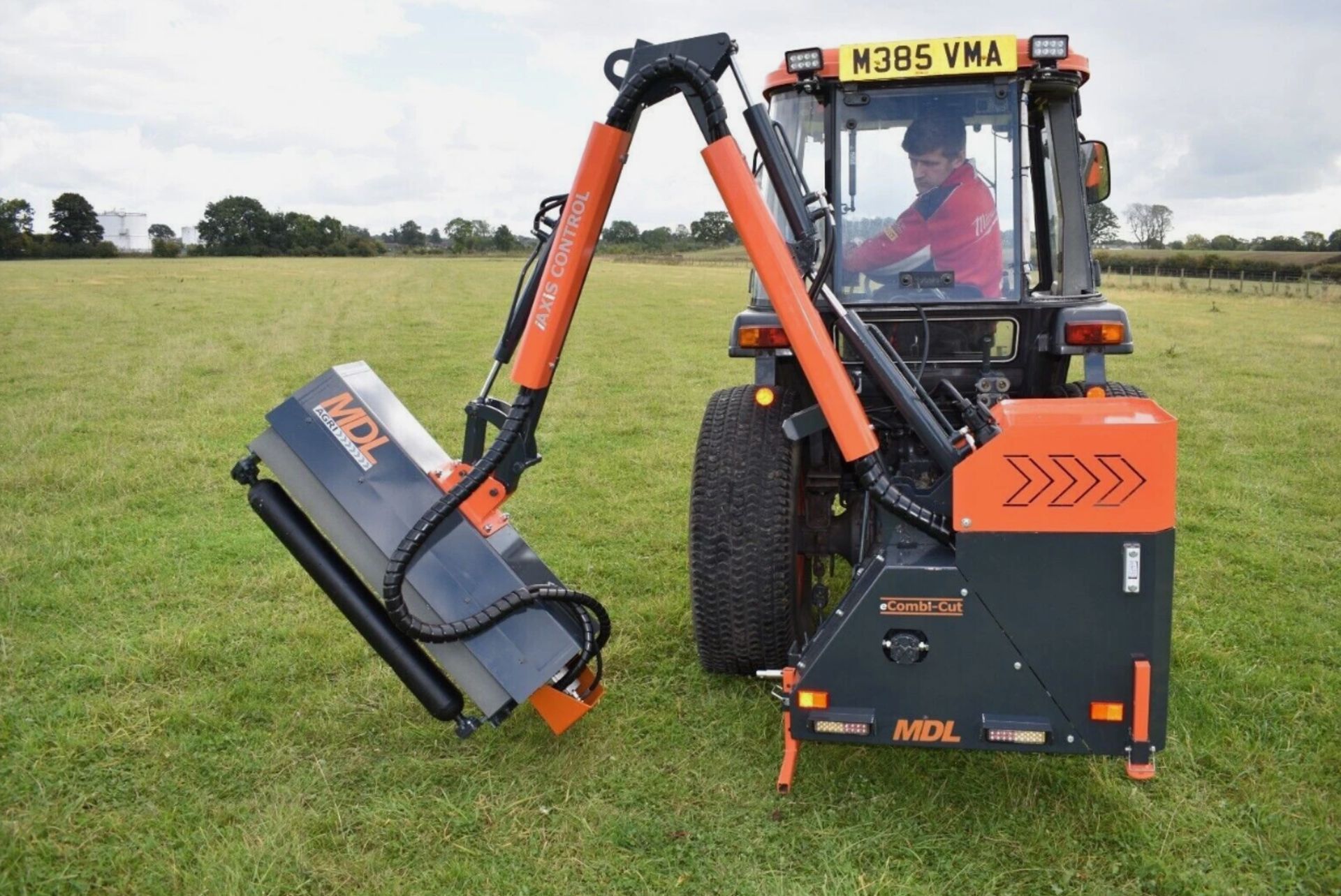 100CM Electric Joystick Hedge Cutter – Flail + Scissor Bar Combo ...