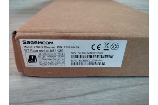Sagemcom 2704N Plusnet Router. Used, good condition.Turn Your stock ...