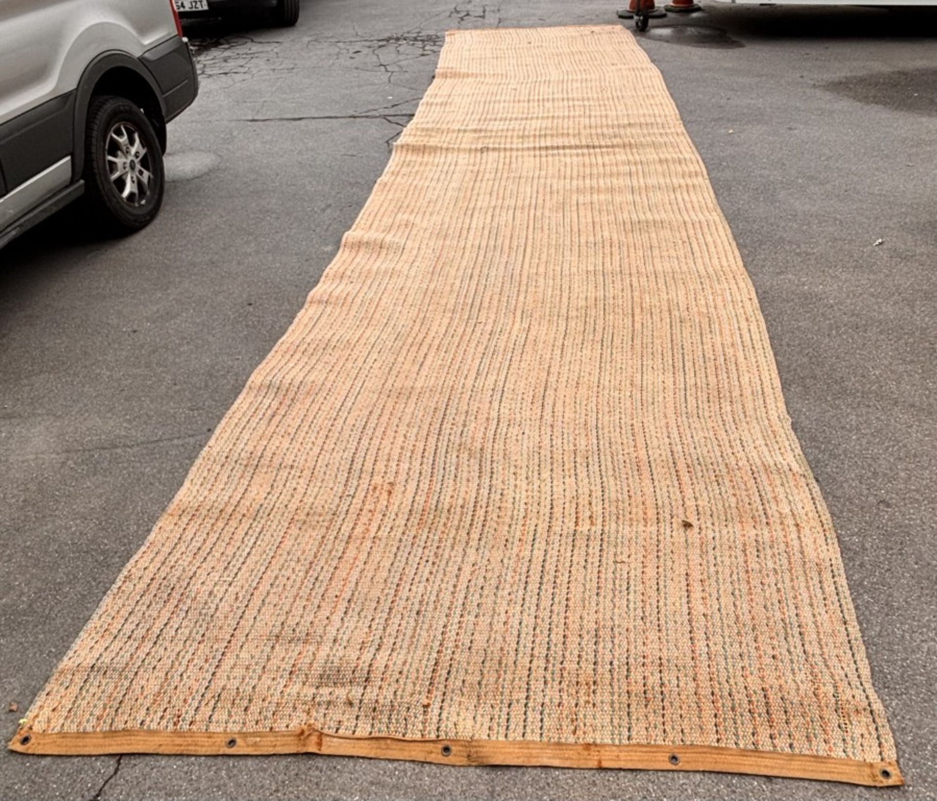Approx. 140m (total) of DandyDura natural fleck woven matting ...