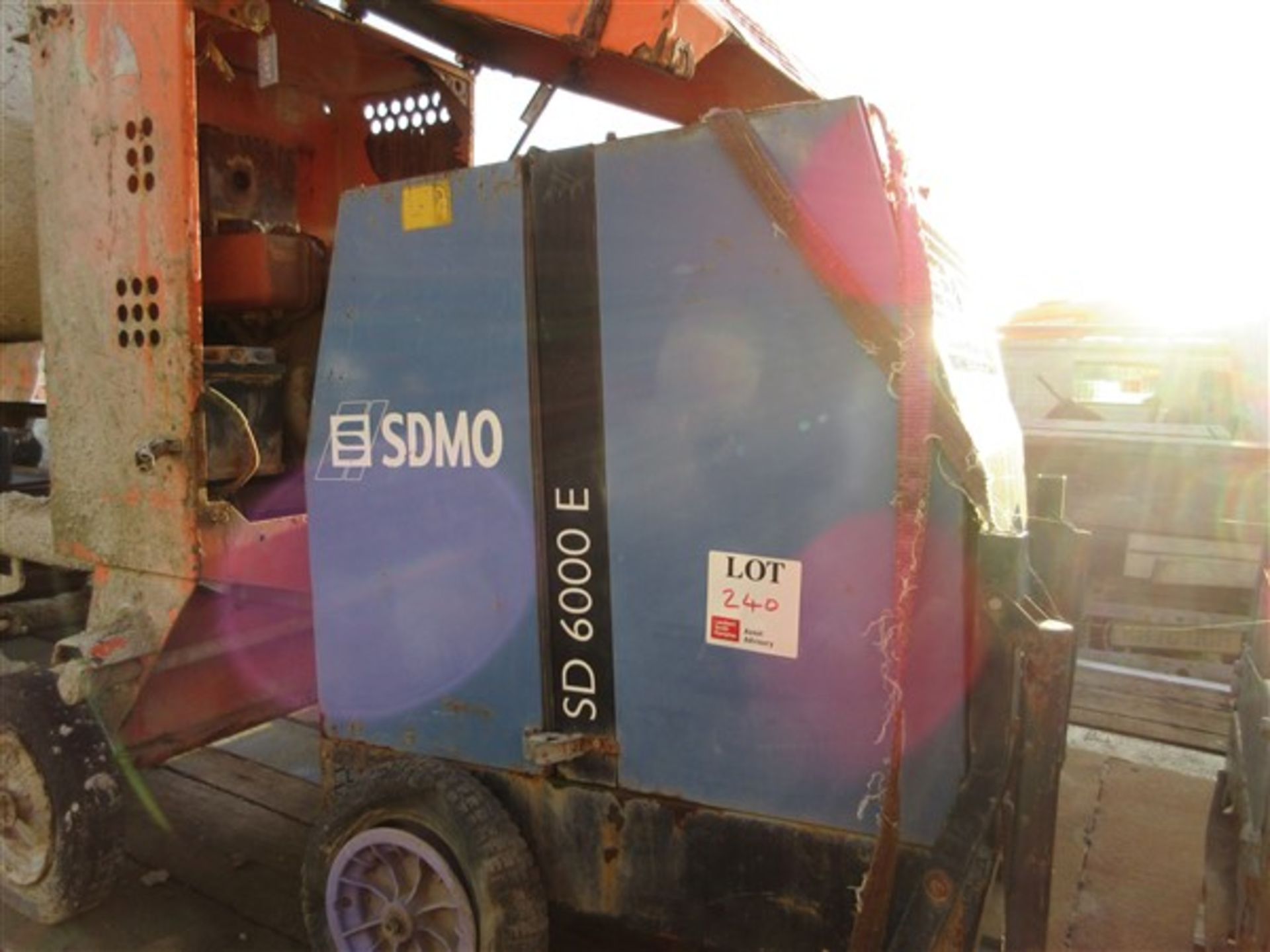 SDMO SD6000E diesel generator