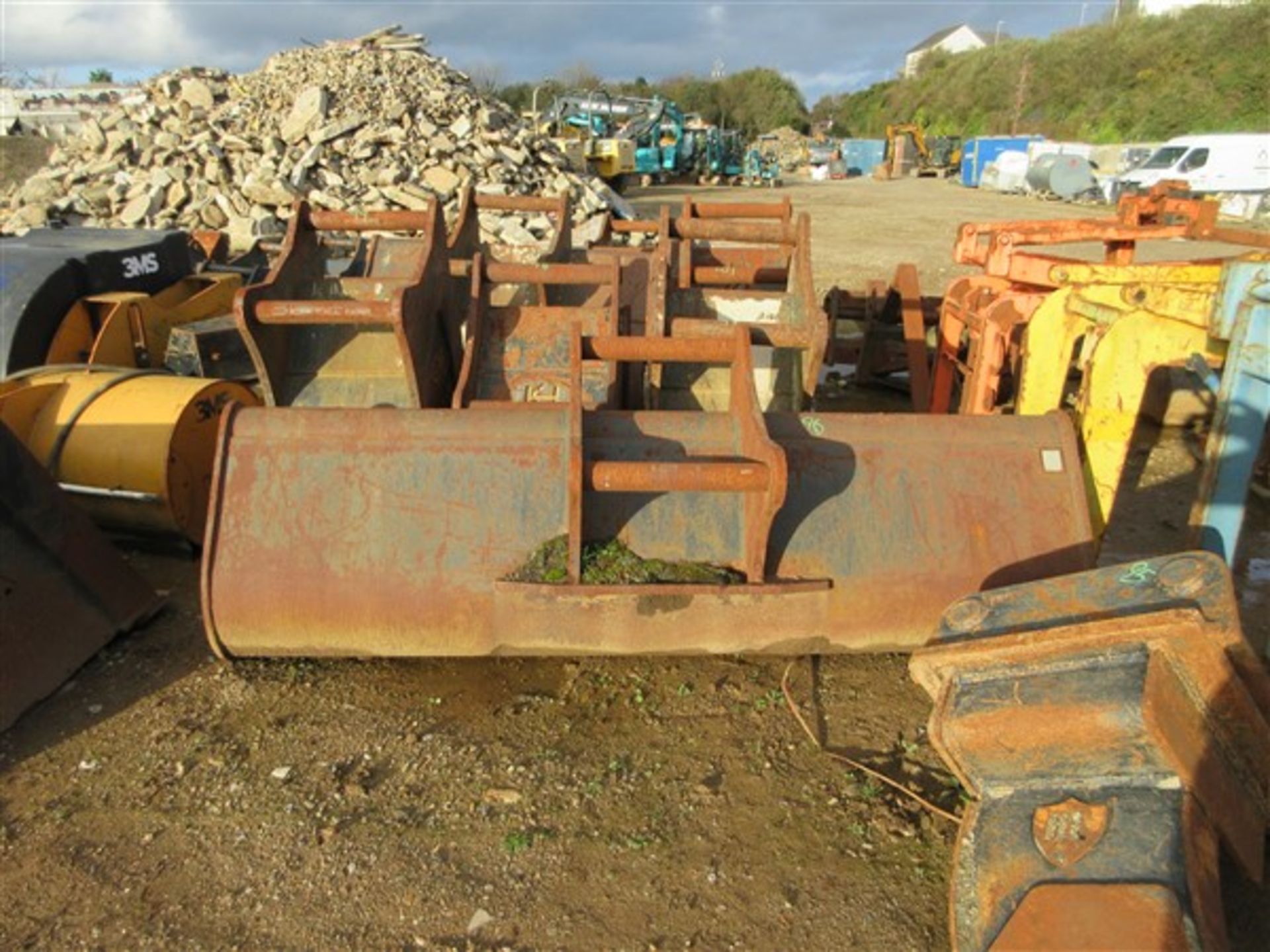 BMC 96" excavator bucket, heavy duty
