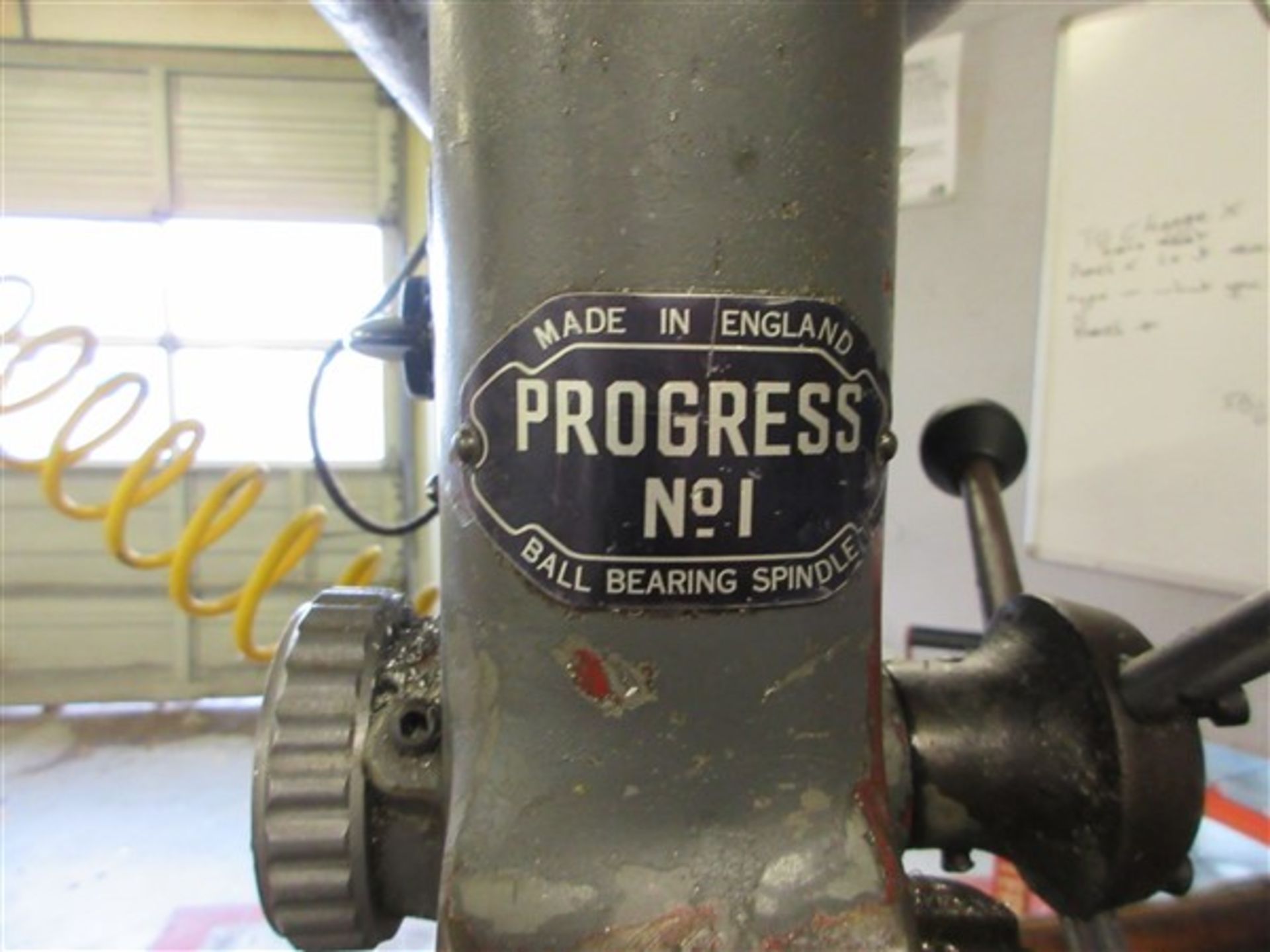 Progress No. 1 bench drill (3 phase) Serial no: 2345 8929 PoWRA: A ...