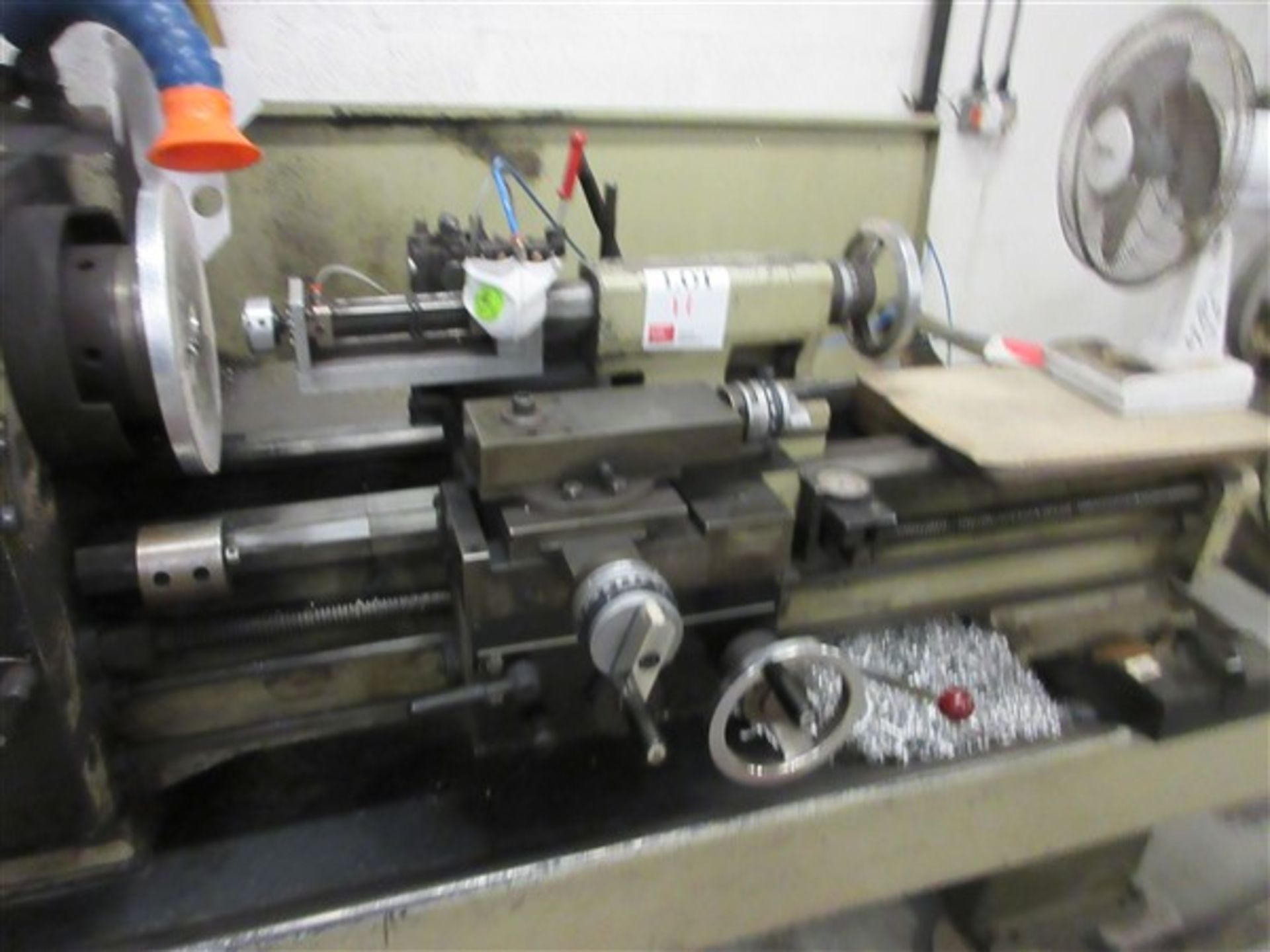 Harrison M350 grooving lathe S/N: 637647 Drive power: 7.5hp Spindle ...