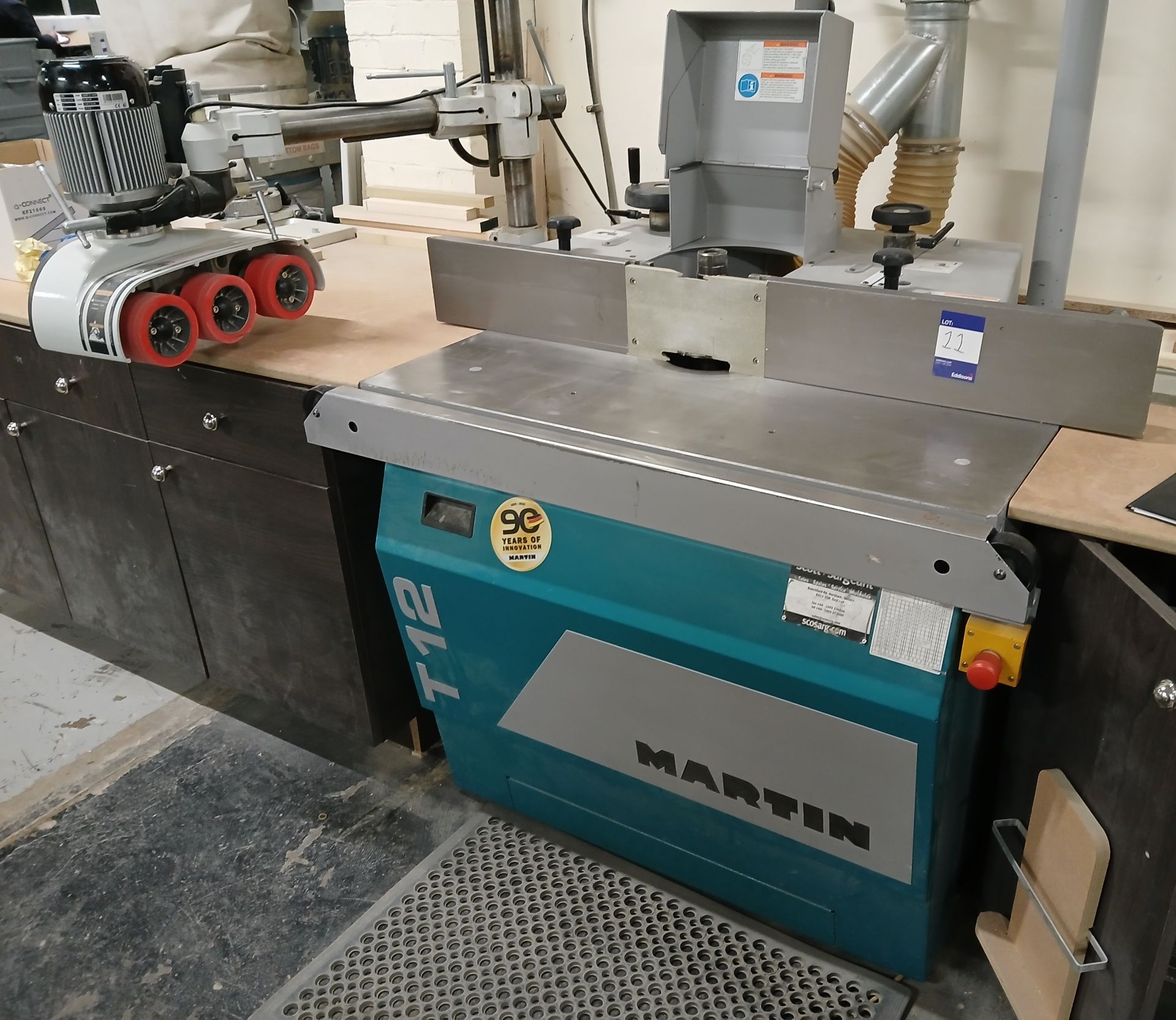 Martin T12 Spindle Moulder (Serial Number 517896, Year 2012), with ...