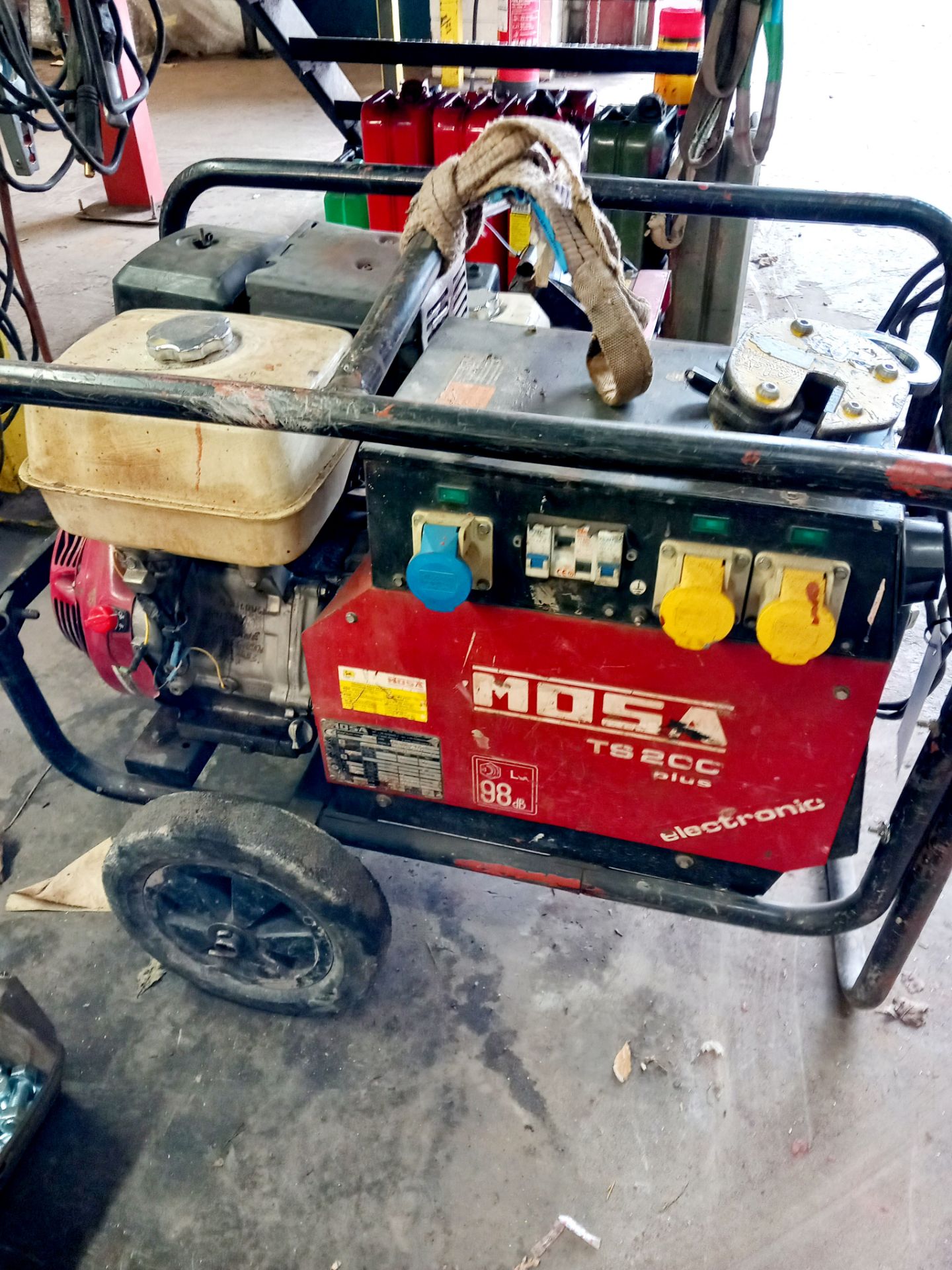 Mosa TS200 petrol welder generator