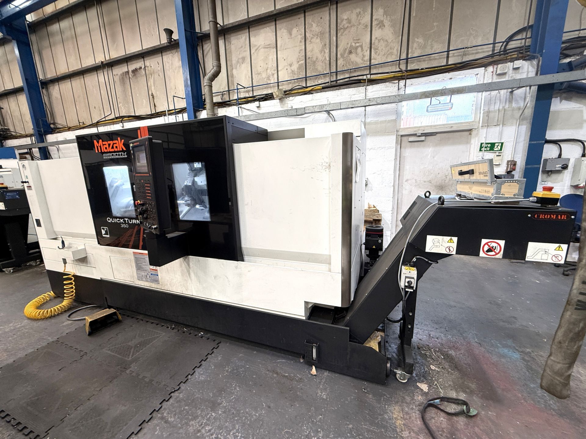 The 2024 Mazak Quick Turn 350 is a powerful and versatile CNC lathe ...