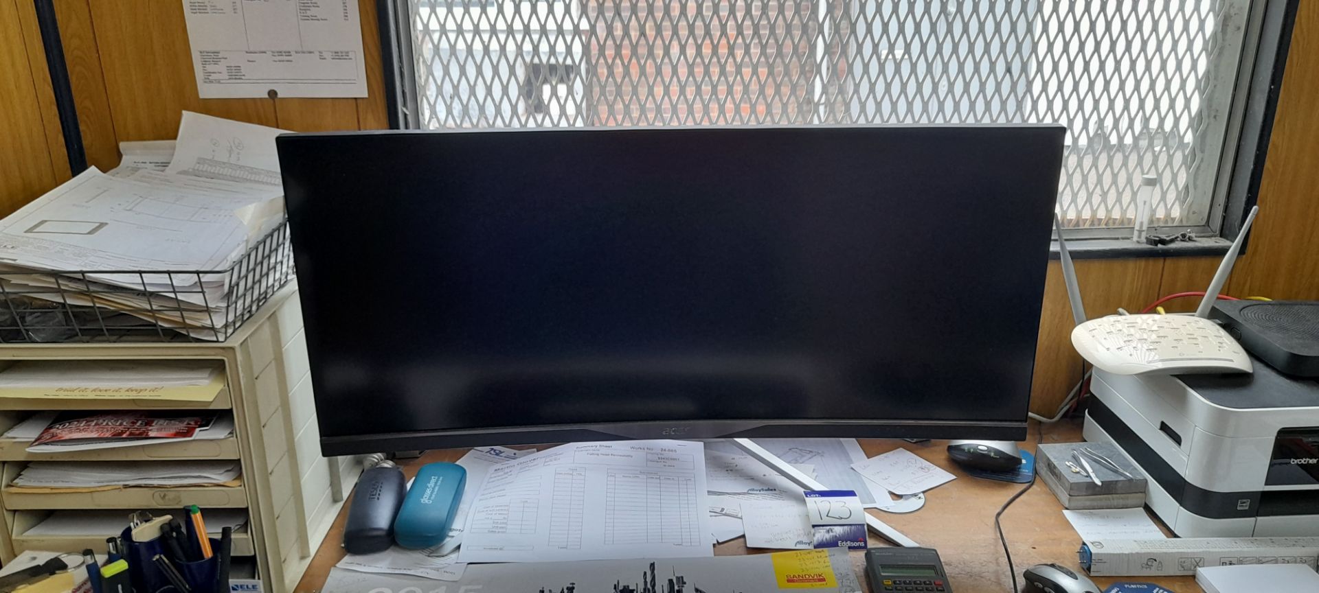 Acer 36” curved monitor