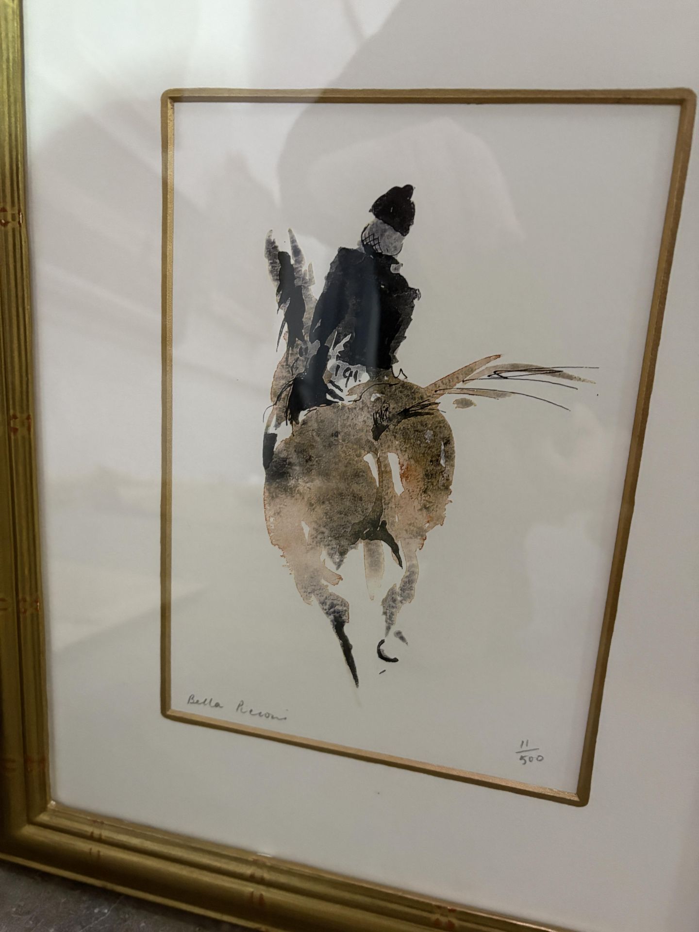 A Pair of Bella Pieroni 'Equestrian' Signed Prints (11/500). (Please ...