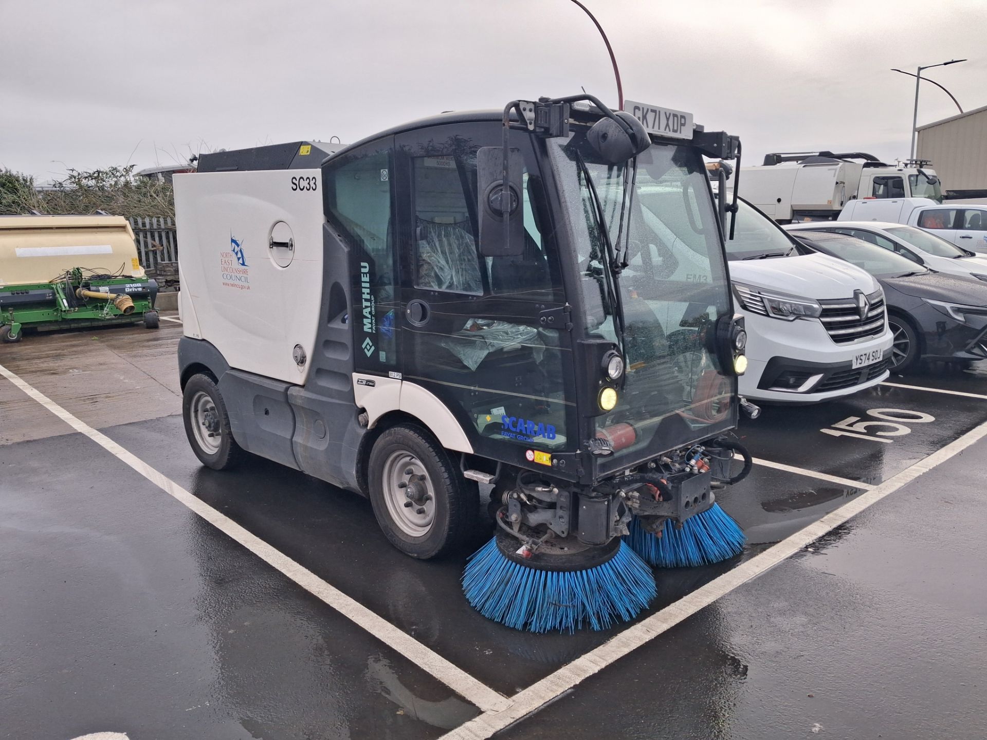 SCARAB Azura Flex MC210 multi-purpose street sweeper. Registration ...