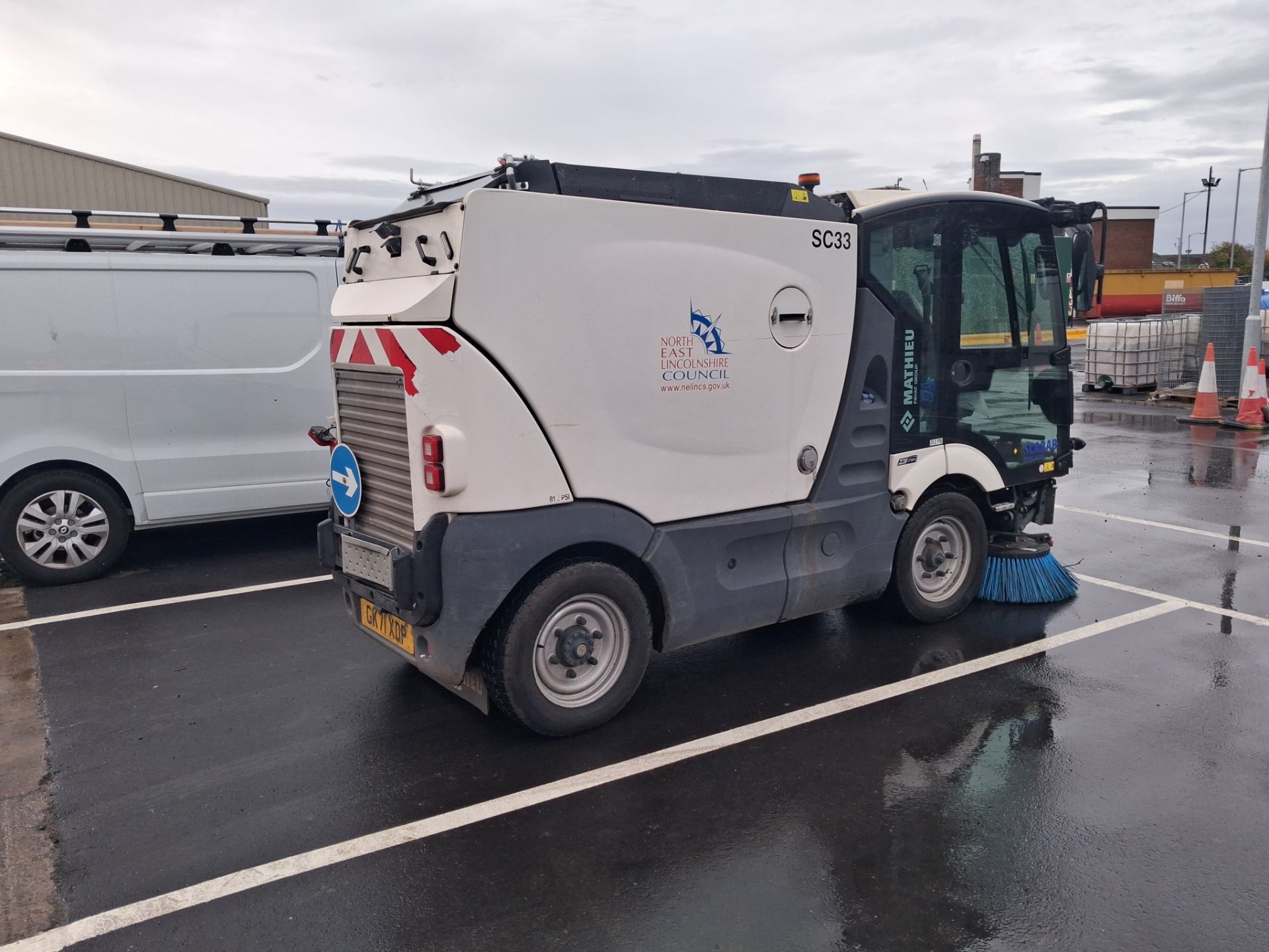 SCARAB Azura Flex MC210 multi-purpose street sweeper. Registration ...