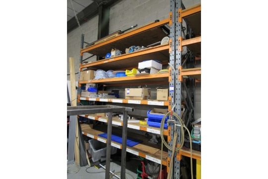 Single bay racking with 12 end frames (Height 3.5m, width 2.8m)