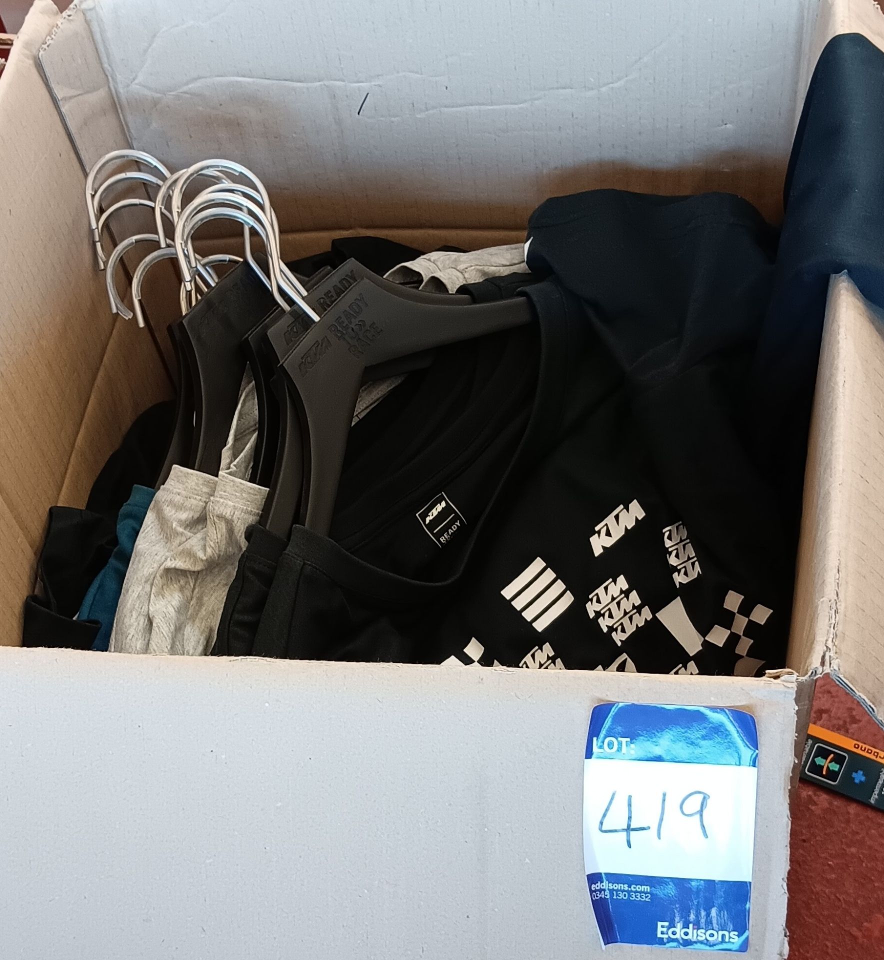 Large quantity KTM tees to box 25 approx. (Viewing strongly recommended)