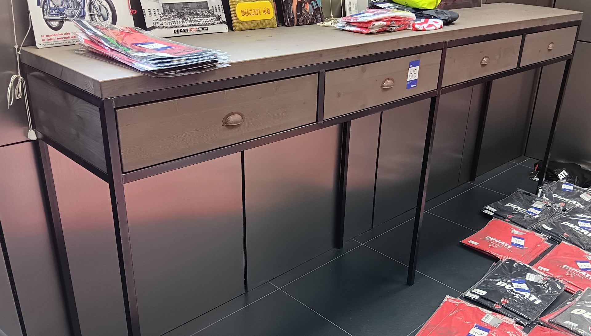 4 Drawer Counter Unit 2800mm