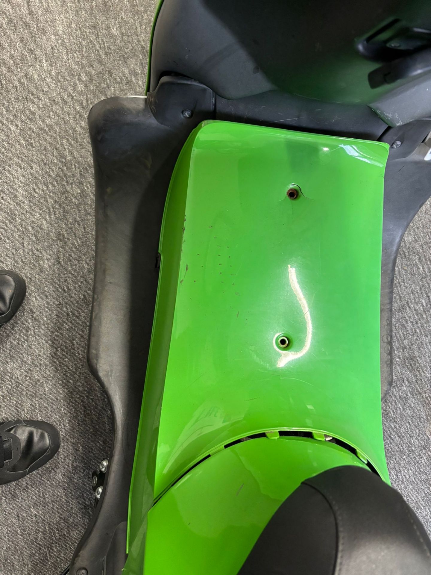 Oxygen Electric Moped, registration GX10 AOG with topbox and front rack ...