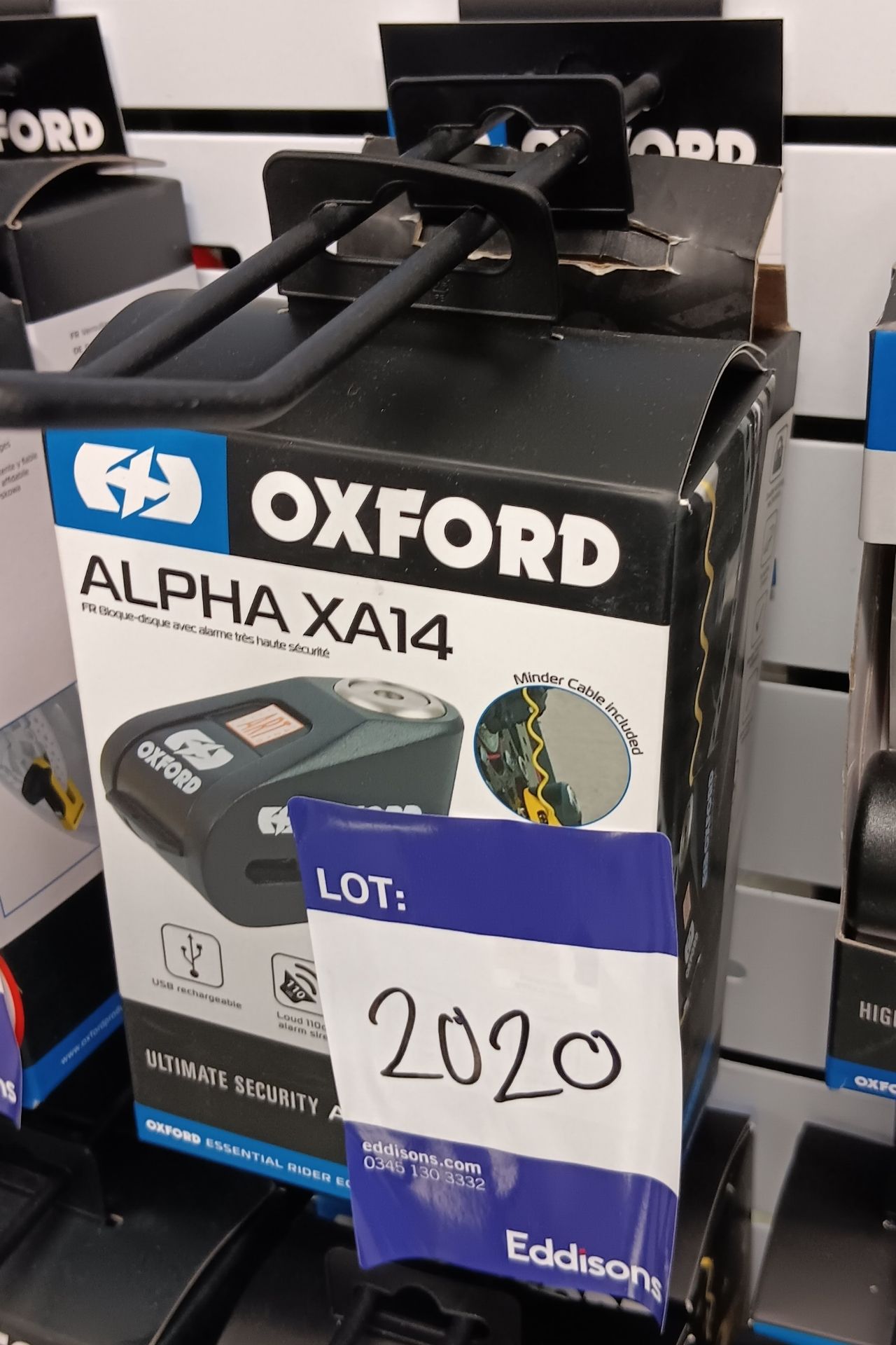 Oxford Alpha XA 14 Disc Lock and Oxford Monster Disc Lock