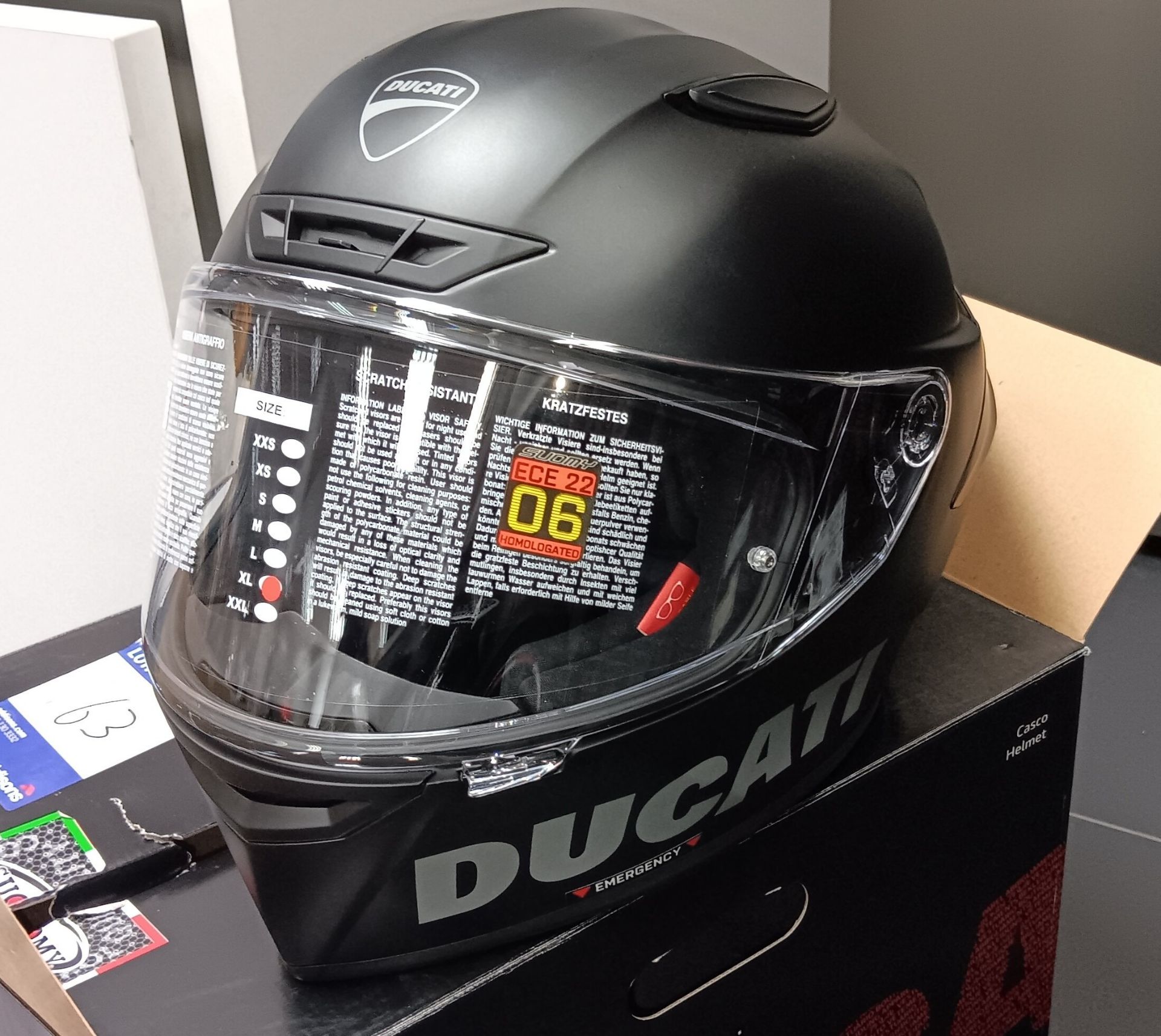 Suomy Ducati Crash Helmet Extra Large