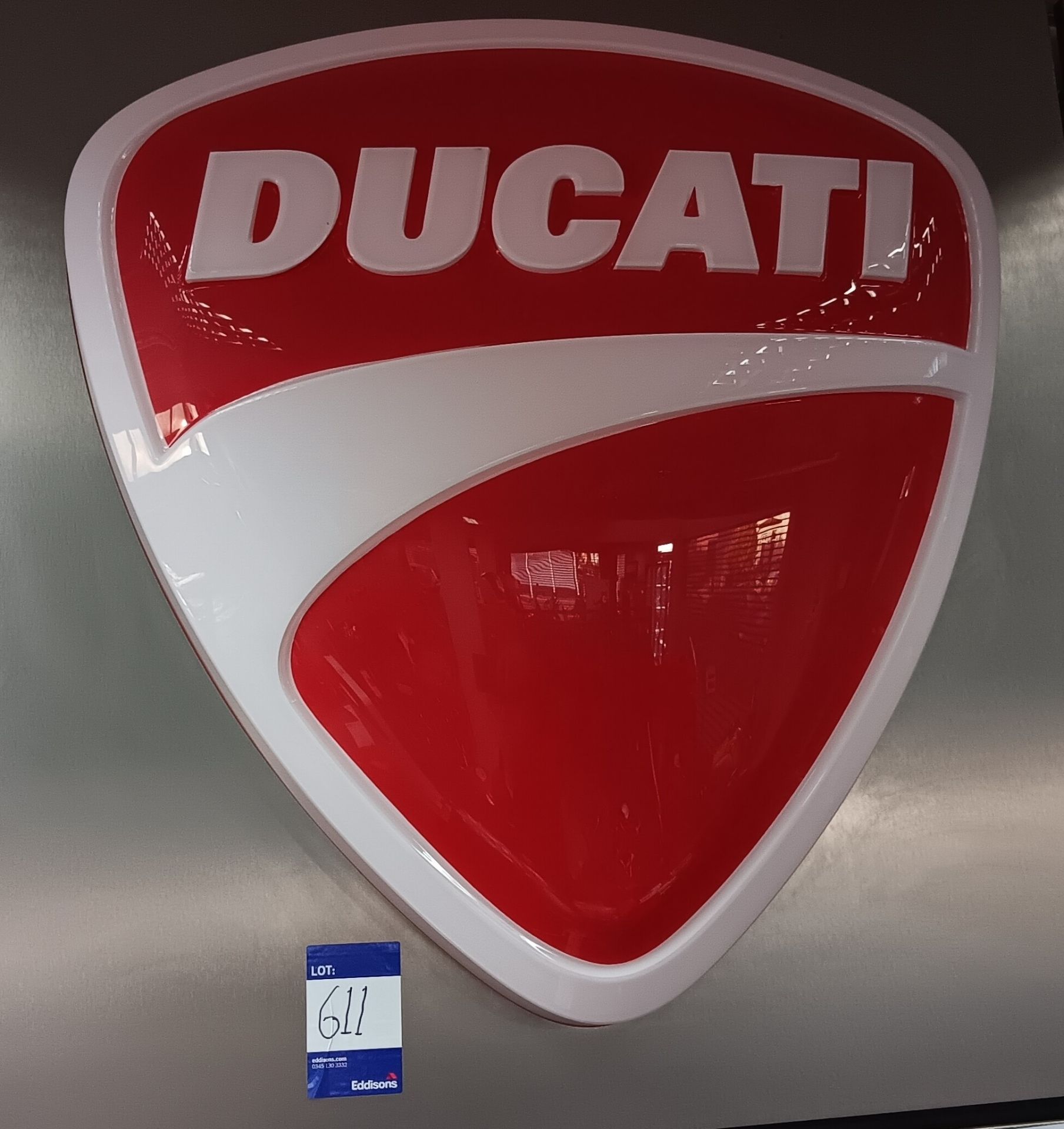 Illuminated Ducati Showroom Sign (DISCONNECTION REQUIRED BY QUALIFIED ...