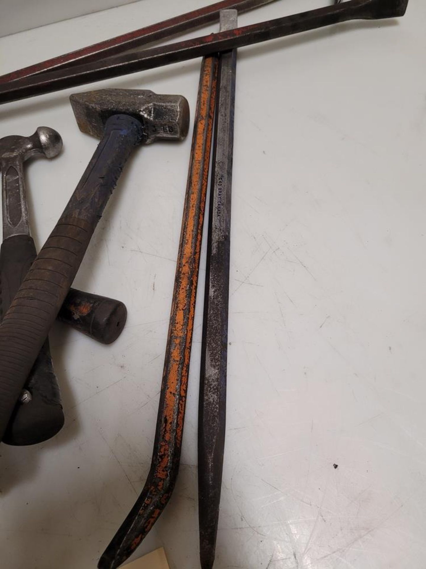 LOT: (9) Heavy duty hand tools