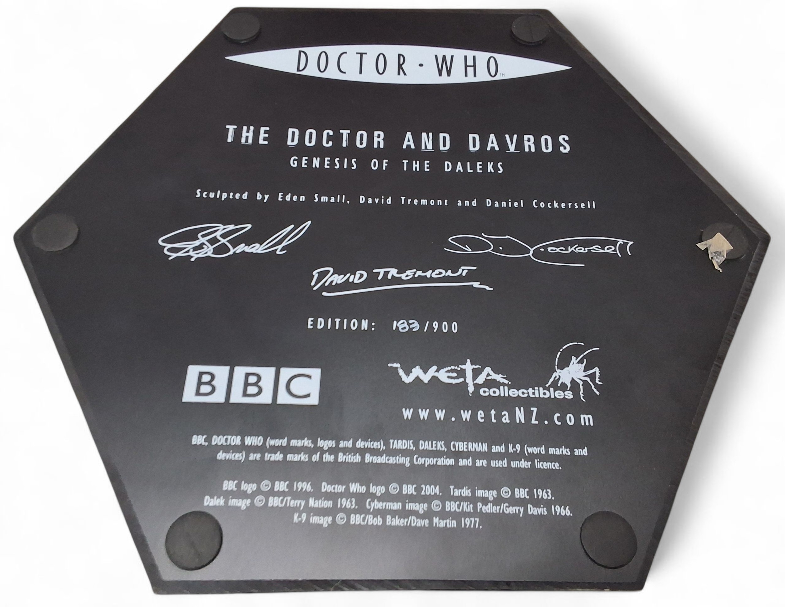 Dr Who - Weta Collectibles Limited Edition The Doctor and Davros from ...