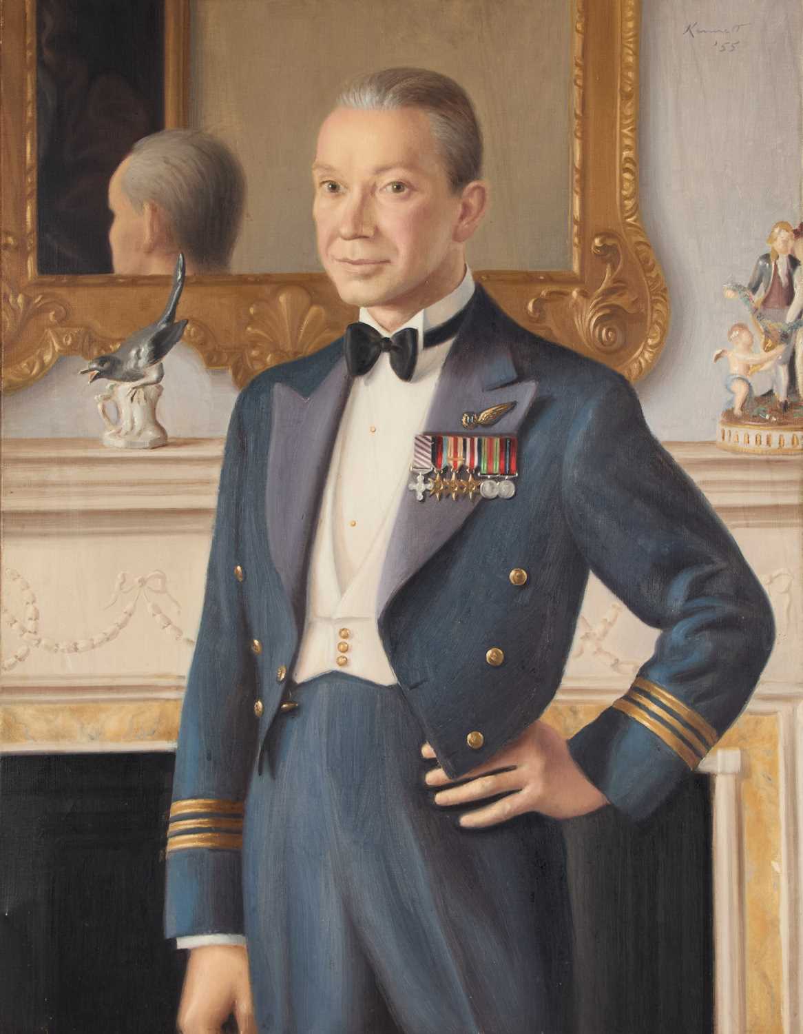 KENNETT? (20TH CENTURY) PORTRAIT OF SQUADRON LEADER VICTOR HOGAN ...